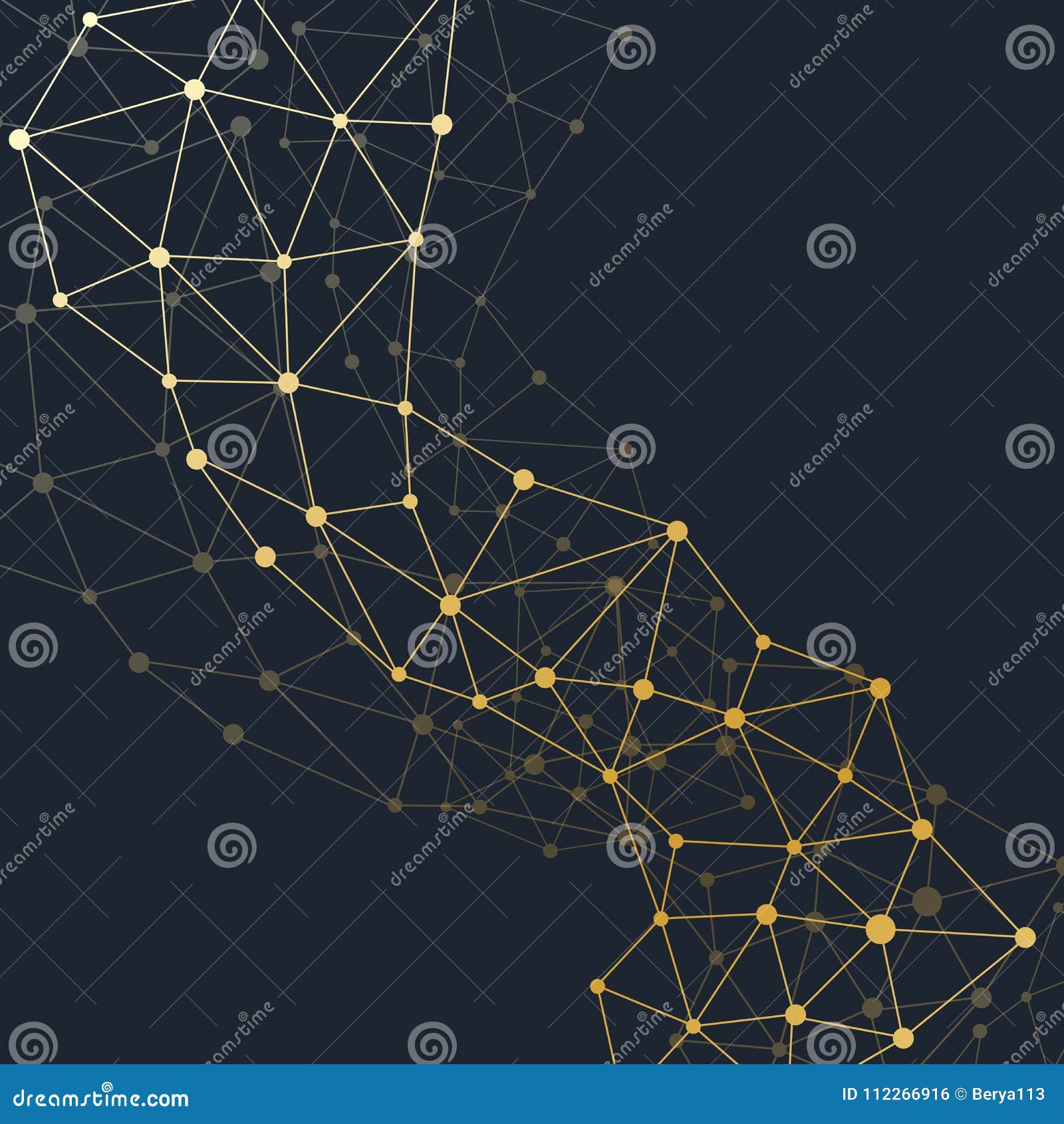 Golden Structure Molecule Atom Dna and Communication Background ...