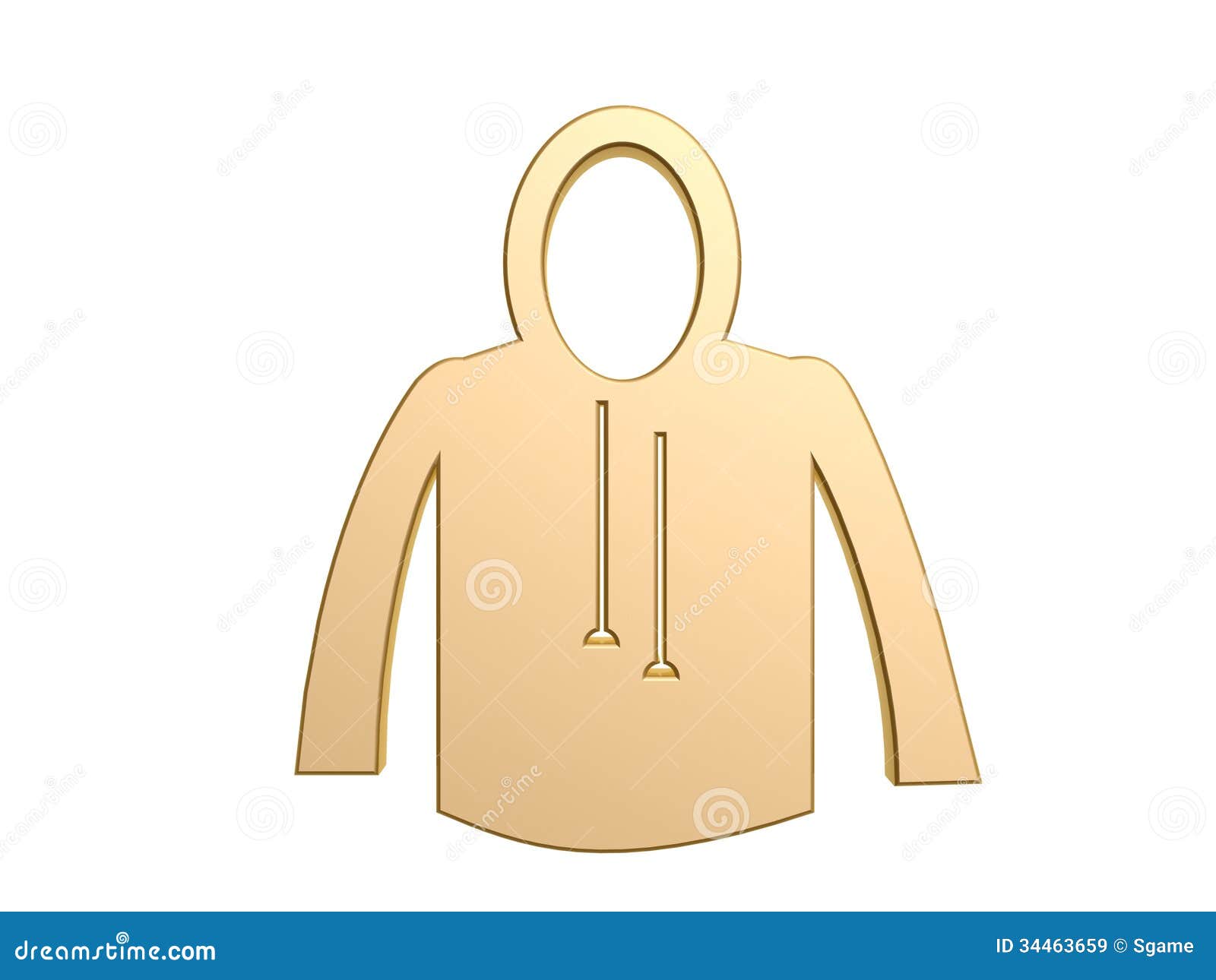Golden suit stock illustration. Illustration of wear - 34463659