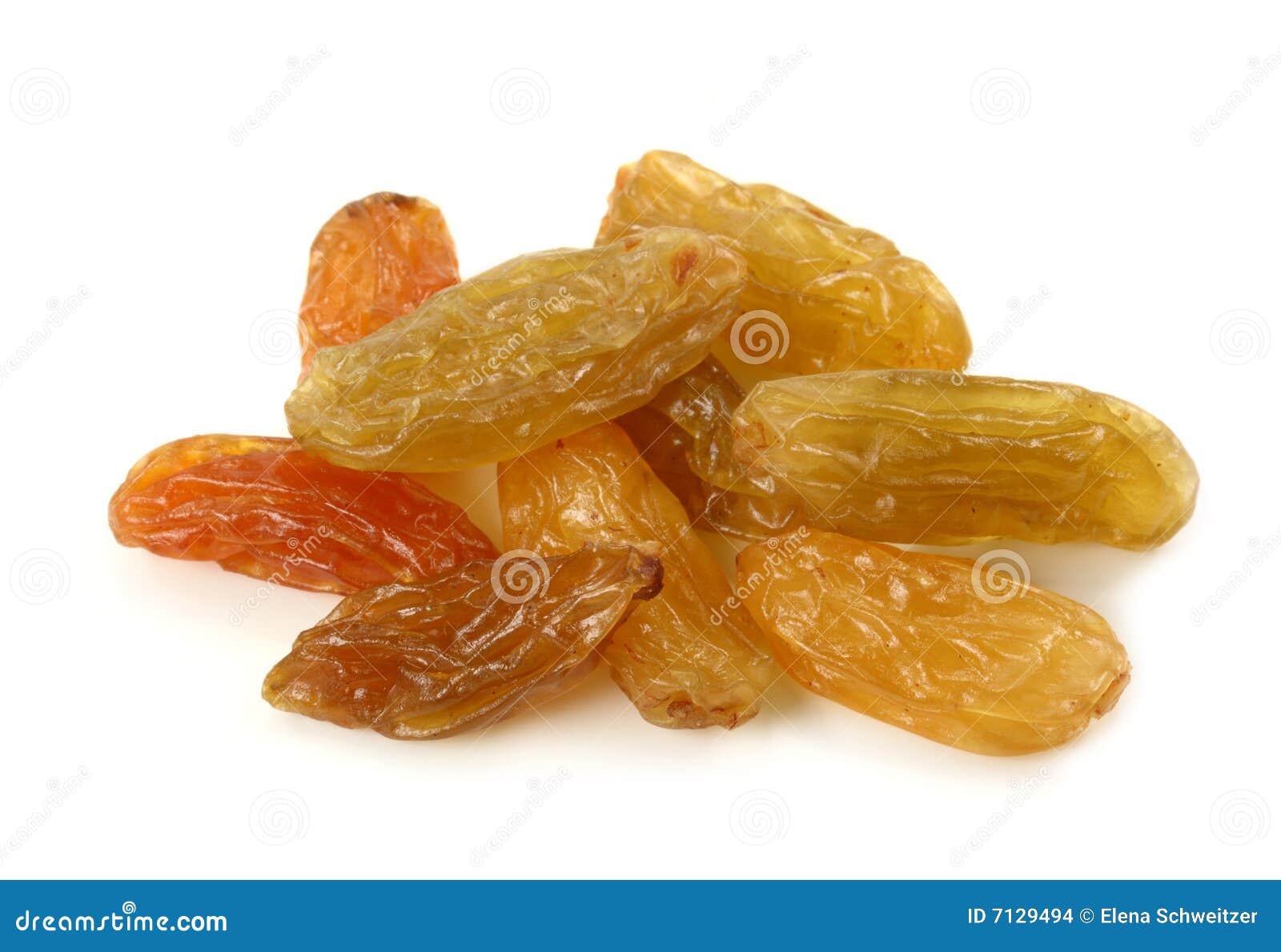Golden sultanas stock photo. Image of raisins, golden - 7129494