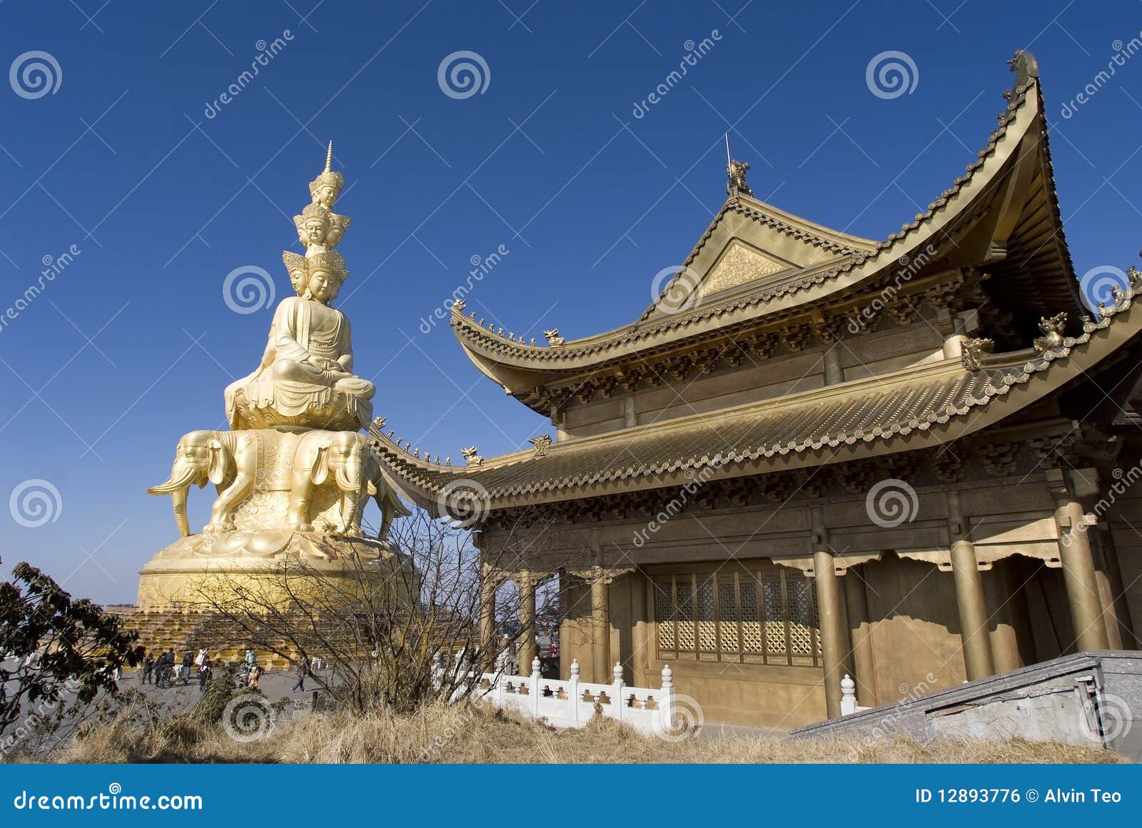 Golden Summit, Emei Shan stock photo. Image of mountain - 12893776