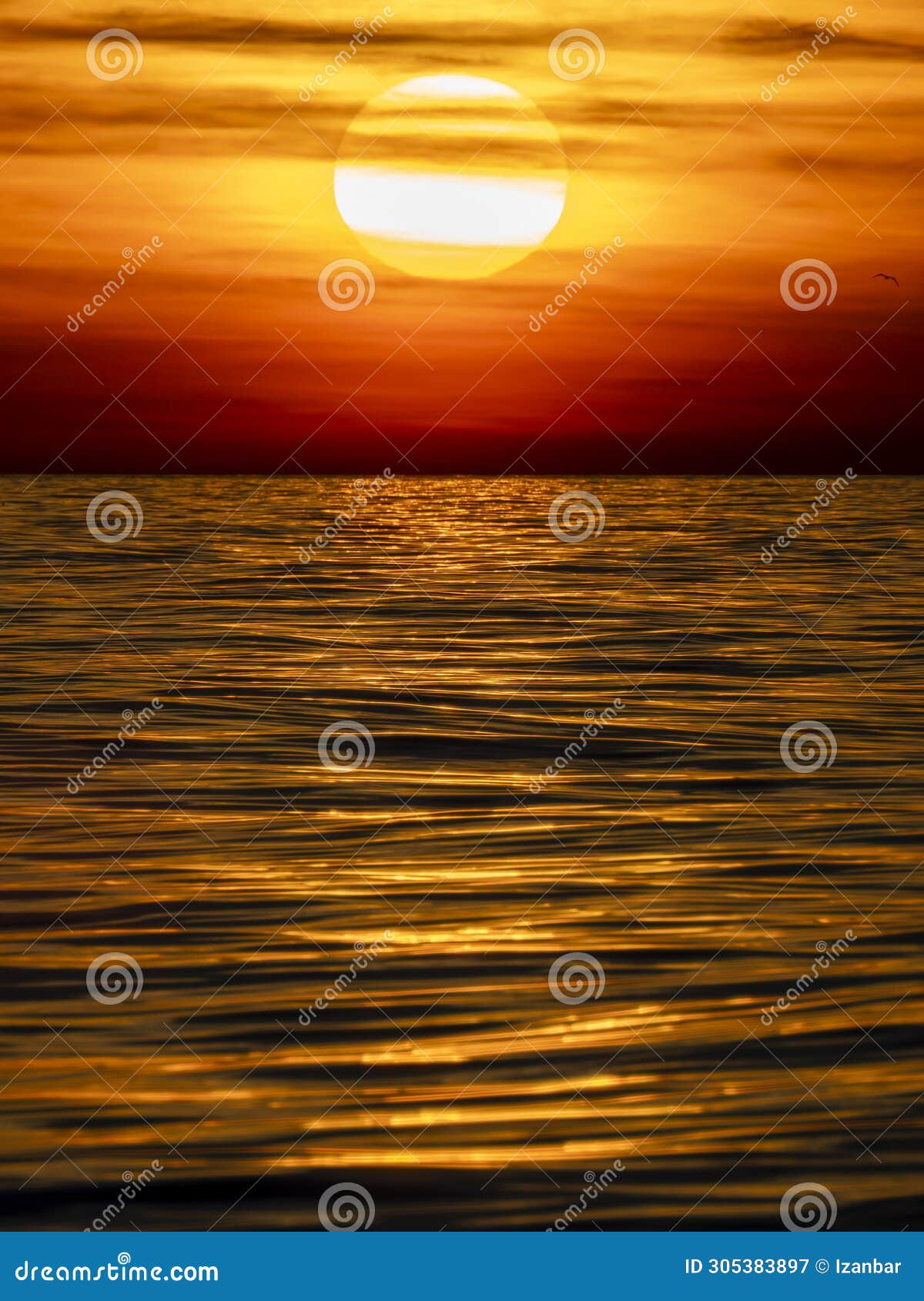 Golden Sun Rays Reflection on the Sea at Sunset Stock Image - Image of ...