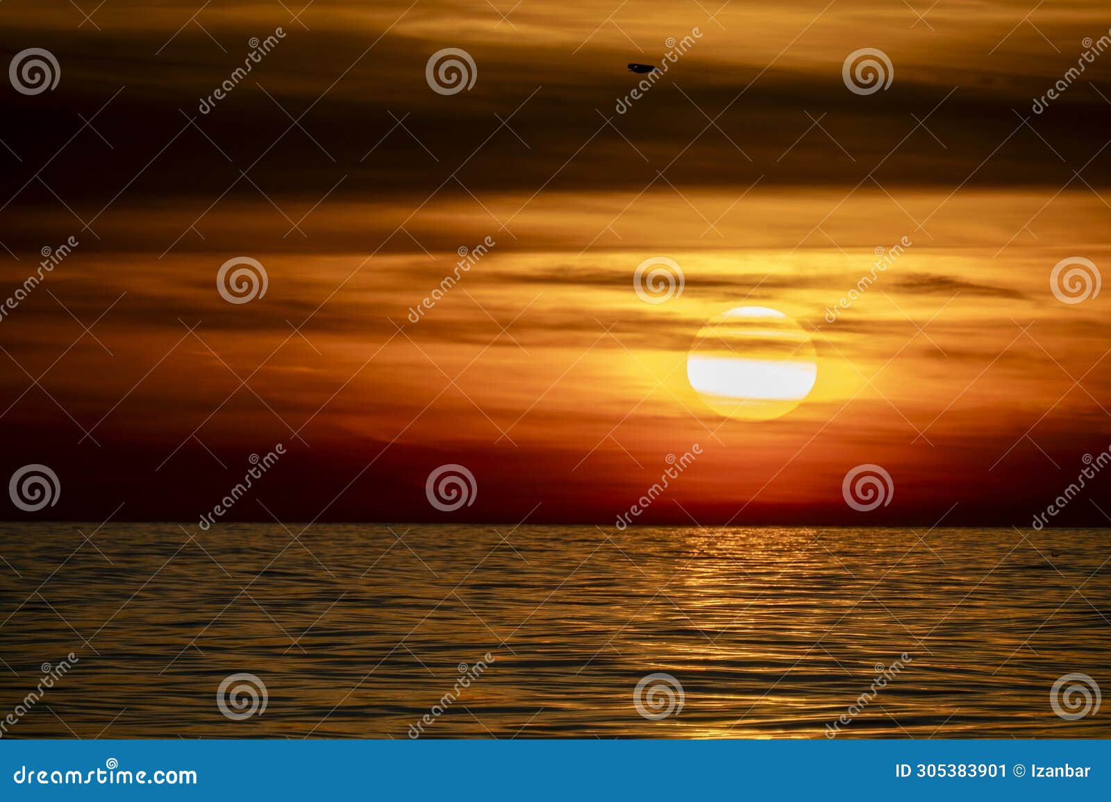 Golden Sun Rays Reflection on the Sea at Sunset Stock Image - Image of ...