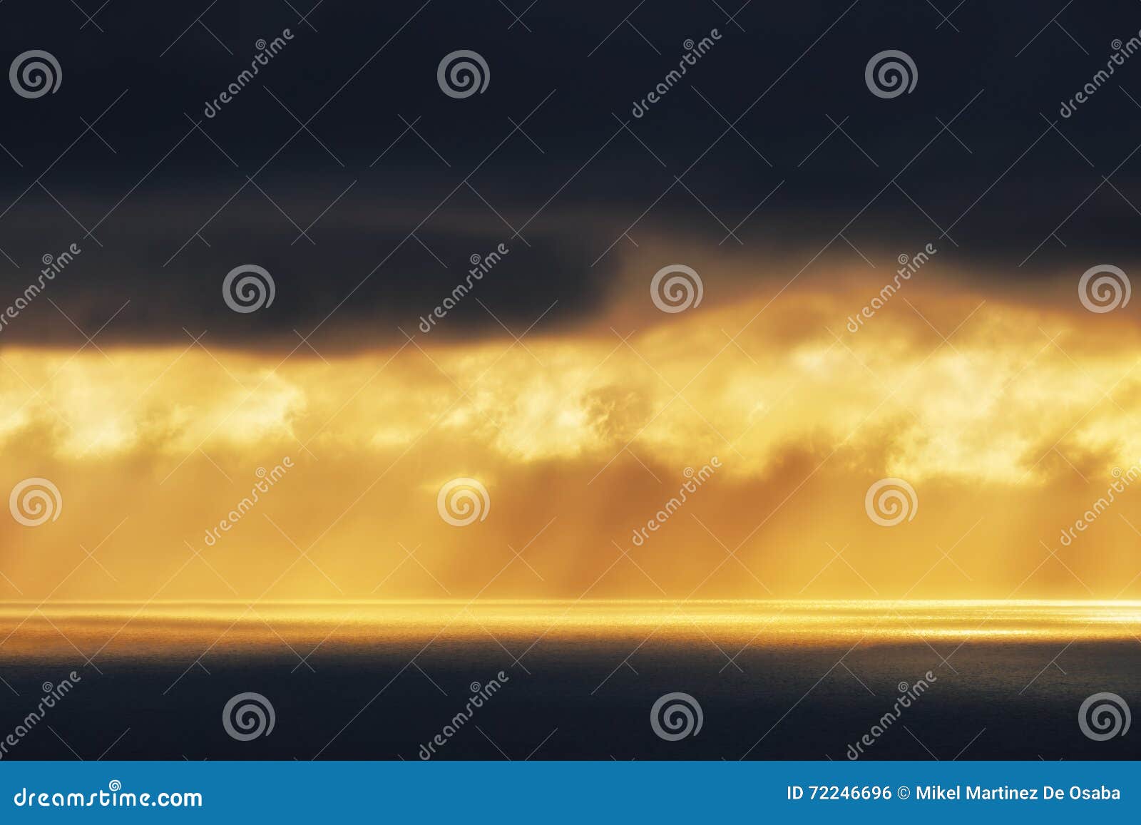 Golden Sun Rays on the Sea at Sunset Stock Photo - Image of beautiful ...