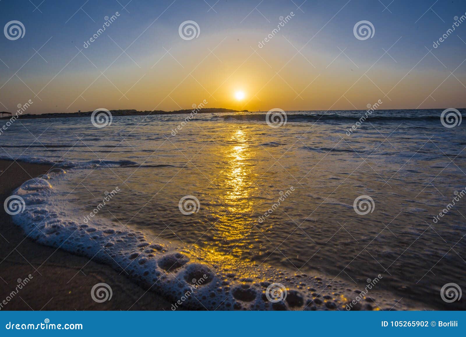 Golden Sun Rays on the Sea at Sunset Stock Photo - Image of magic, dawn ...