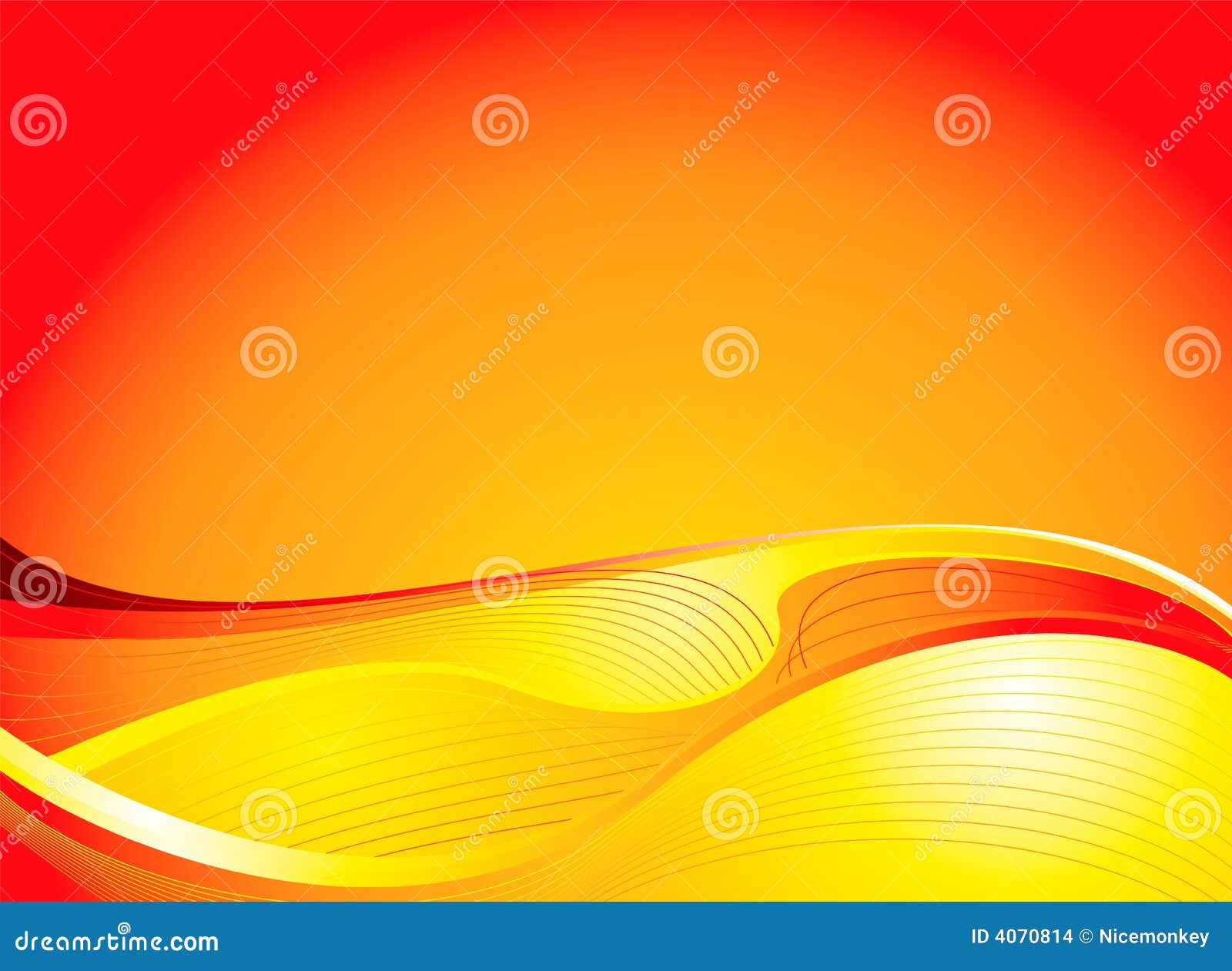 Golden sun rise stock vector. Illustration of abstract - 4070814