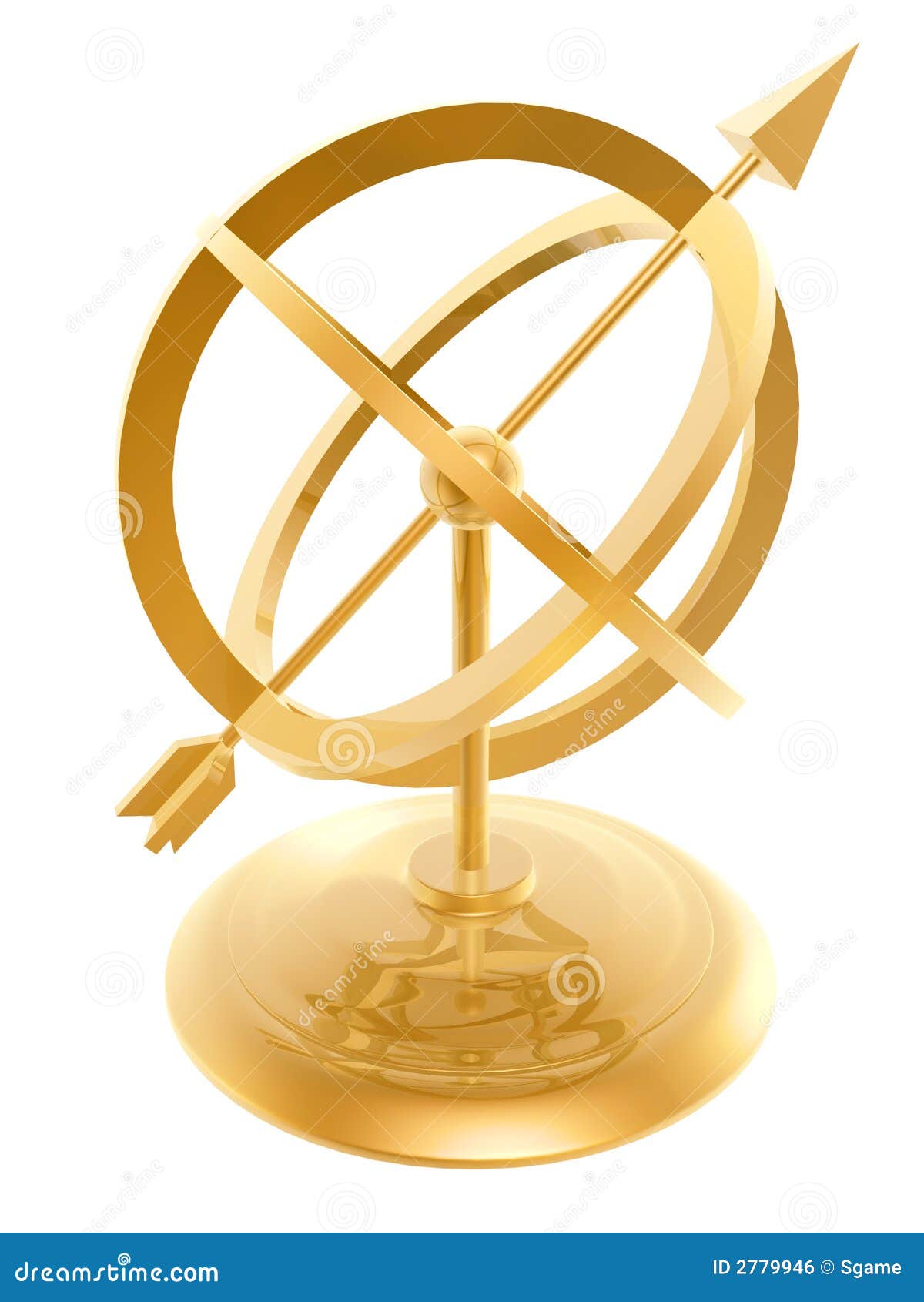 Sundial Isolated Cartoon Set Icon. Vector Illustration Sun Watch On ...