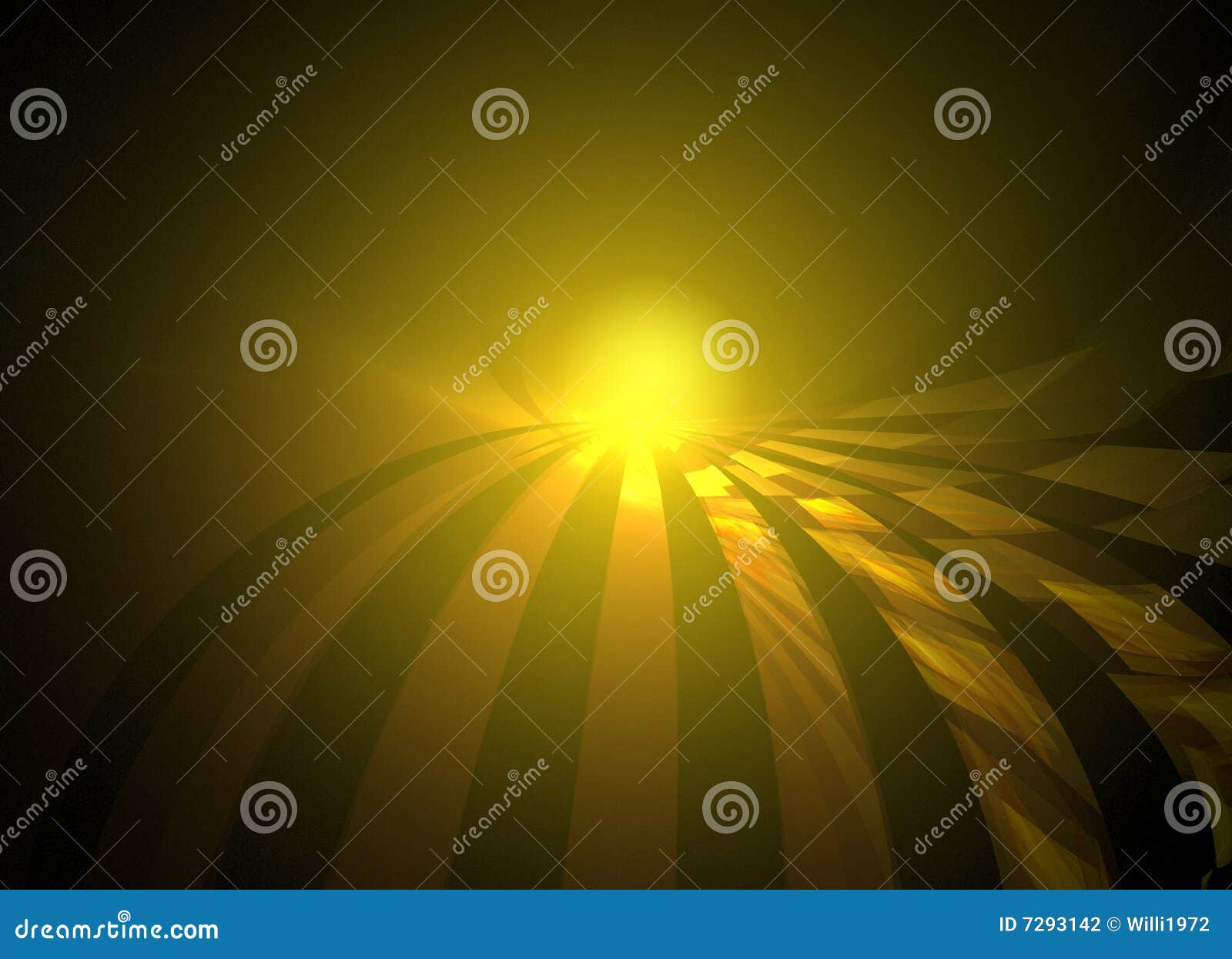 Golden sunrise stock illustration. Illustration of yellow - 7293142
