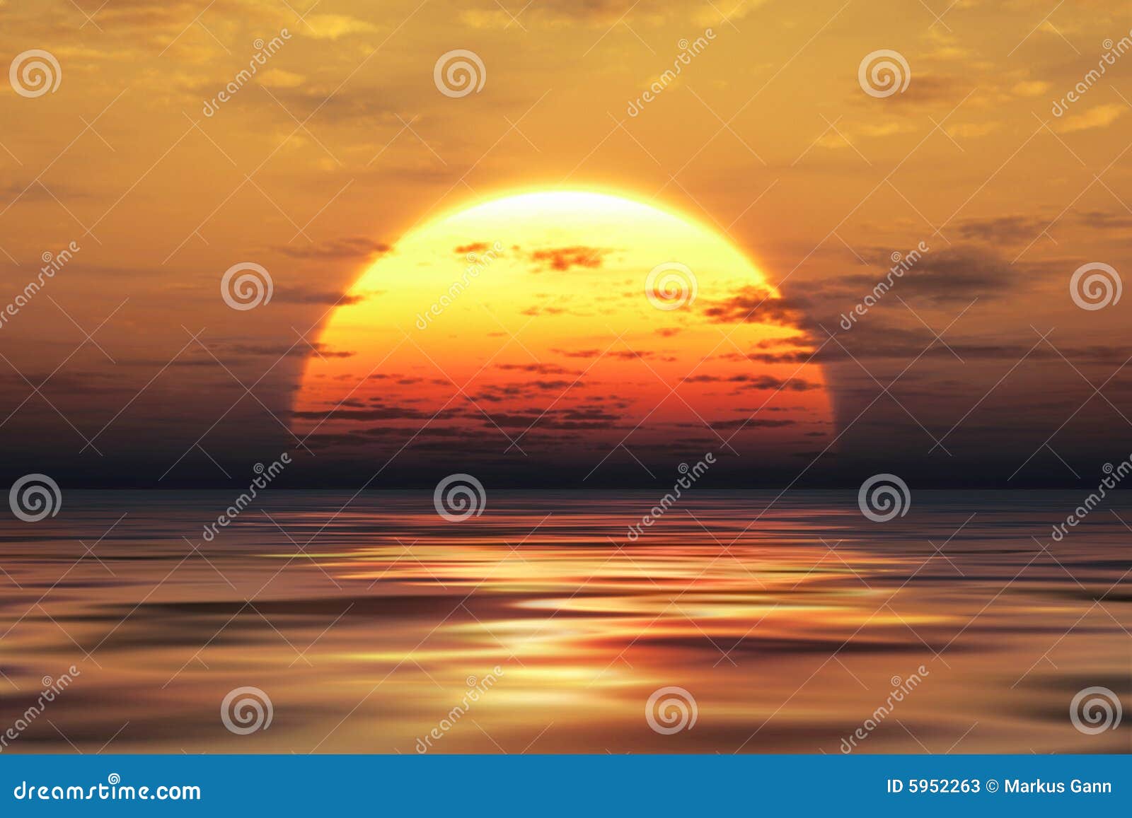 Golden sunset stock illustration. Illustration of beauty - 5952263