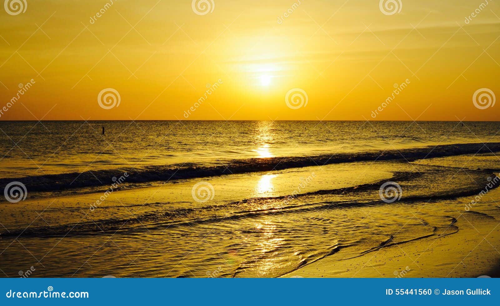 The Golden Sunset stock photo. Image of golden, calm - 55441560