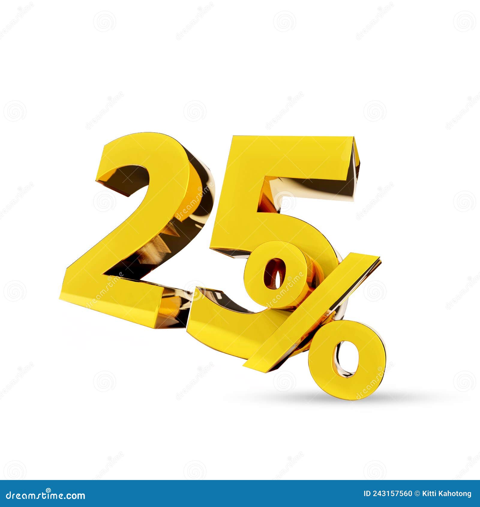 25 Golden Symbol , 3D Render Stock Illustration - Illustration of shop ...