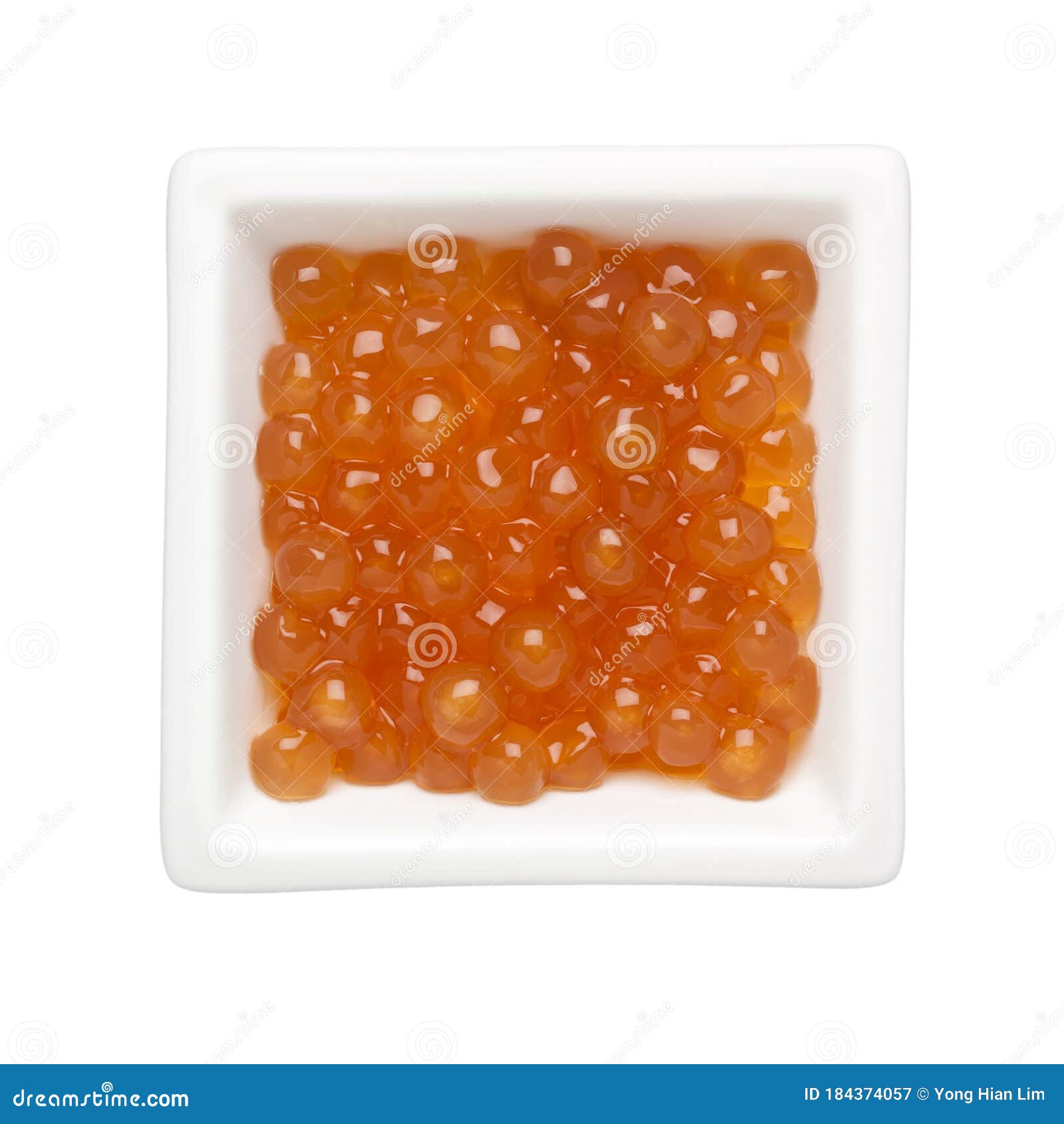 Golden tapioca pearls stock image. Image of clear, ingredient - 184374057