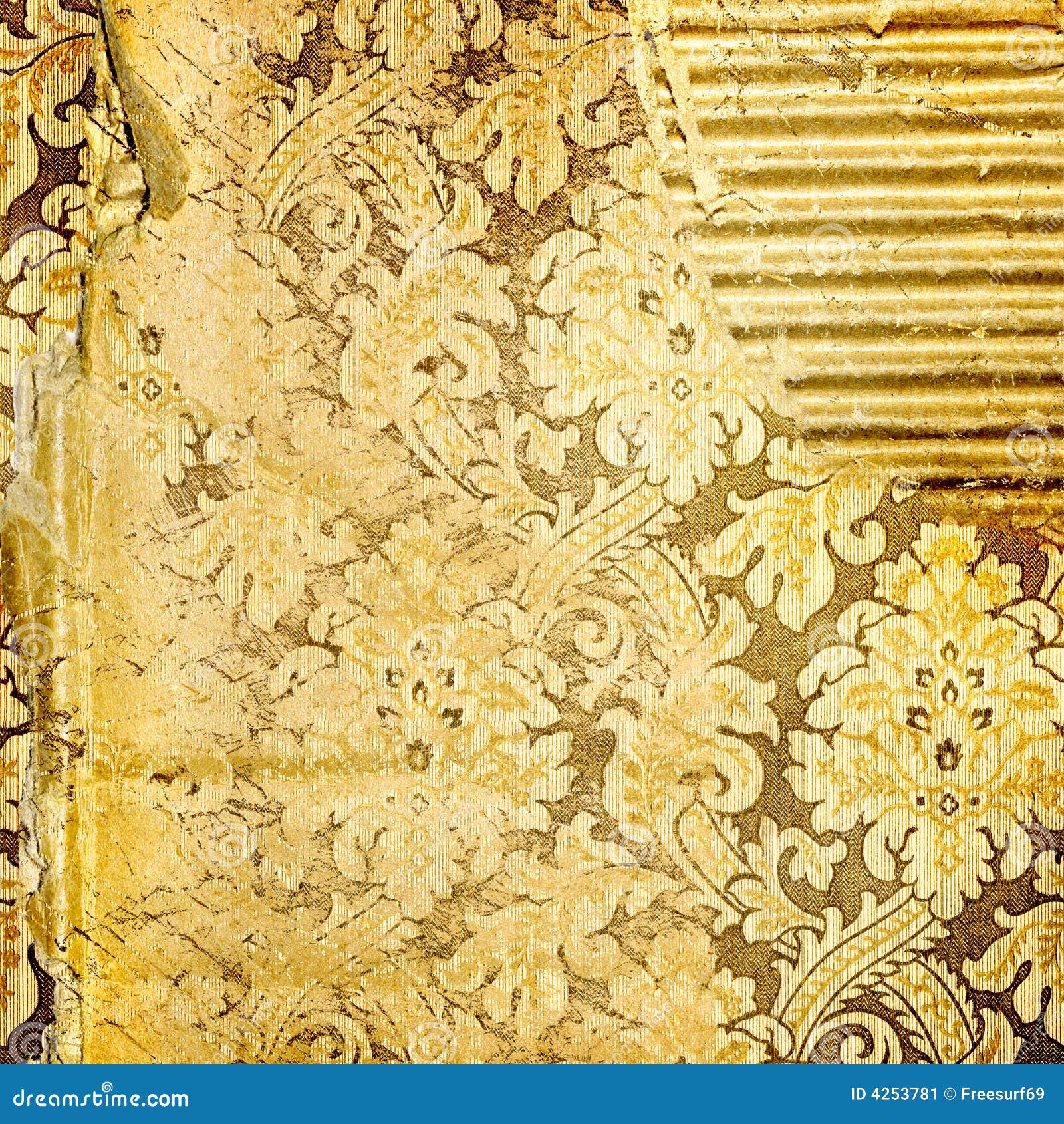 Ragged And Tattered Poster Paper Texture. Torn Advertisement Posters ...