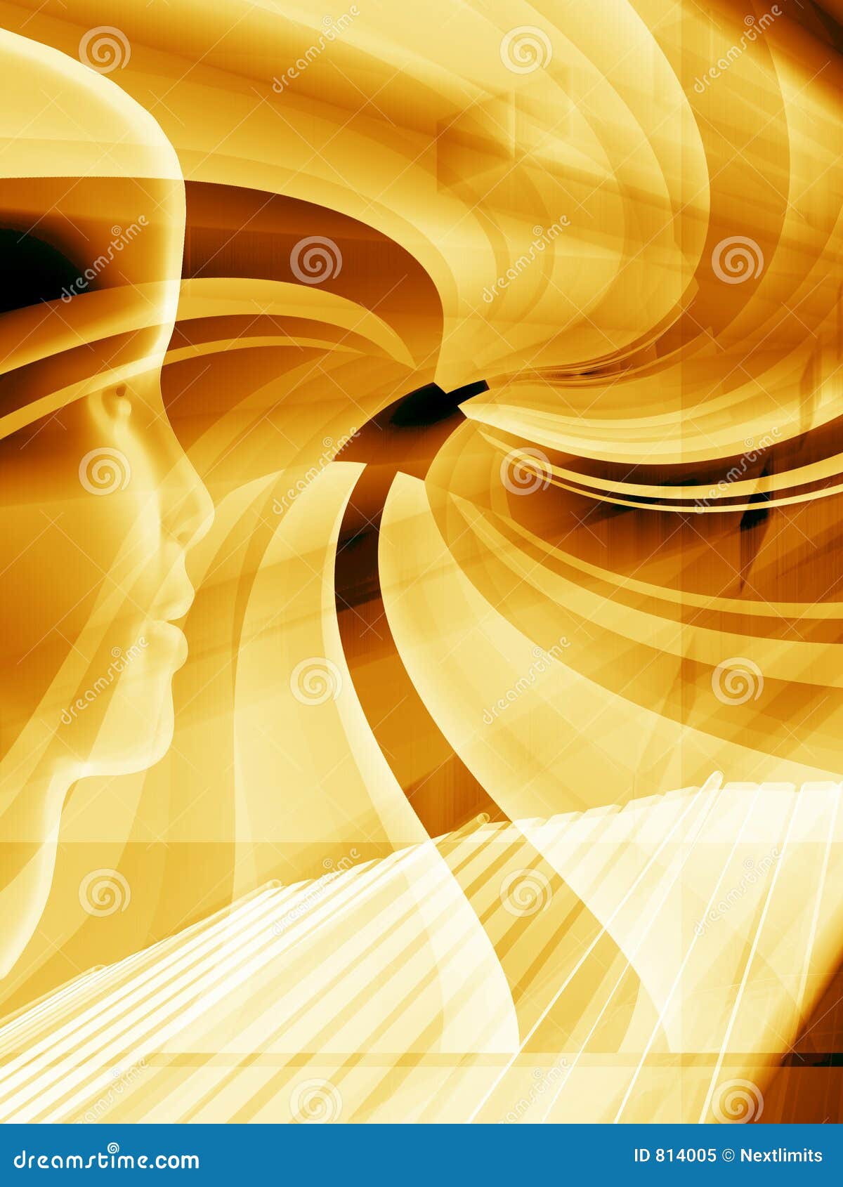 Golden tech layout stock illustration. Illustration of color - 814005