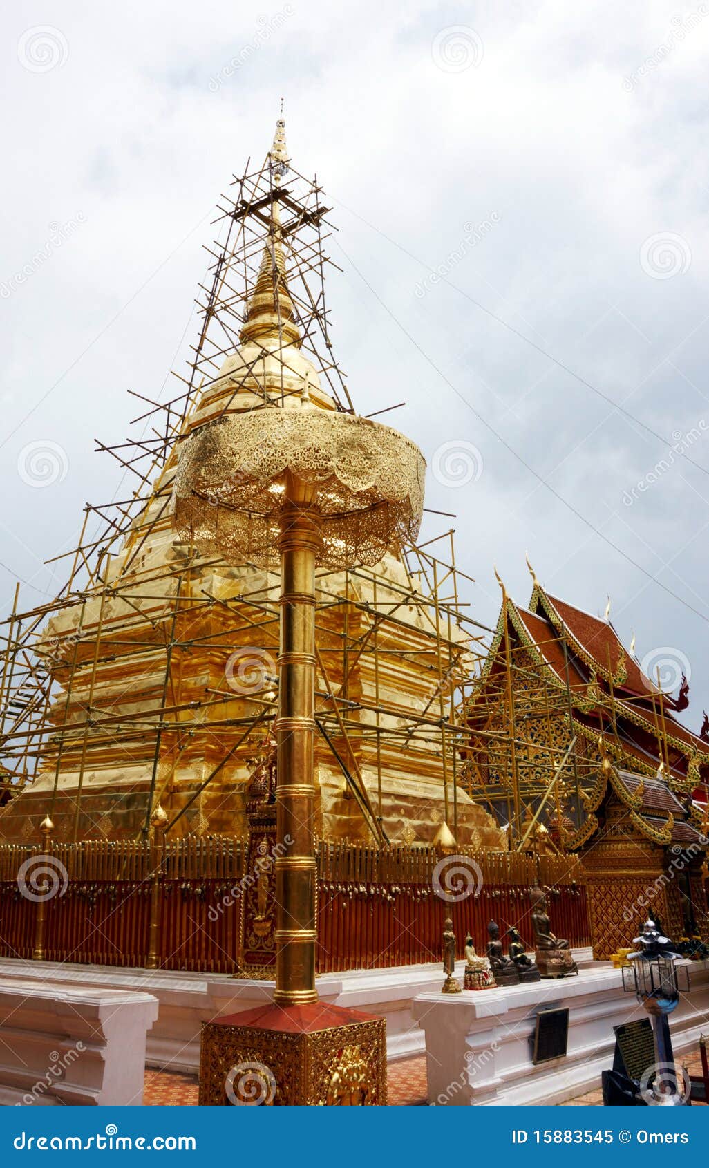 Golden temple stock image. Image of garden, architecture - 15883545