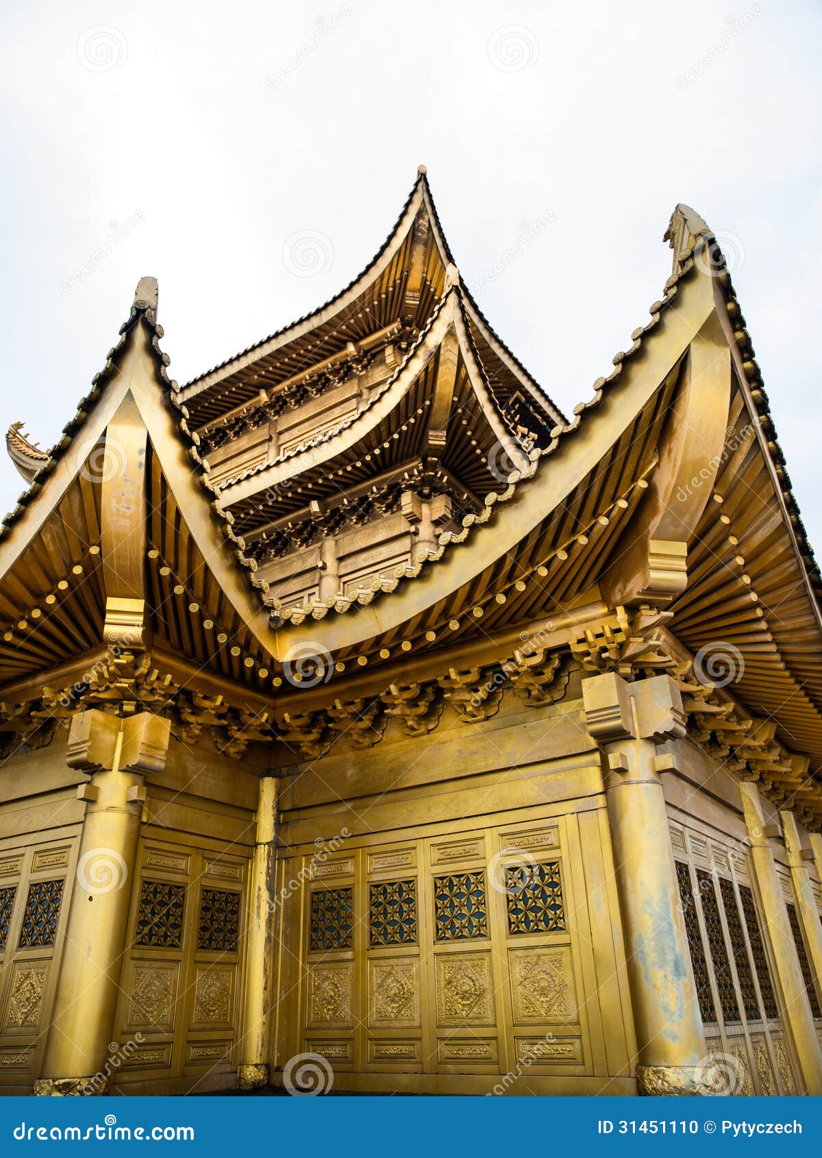 Golden temple stock photo. Image of shan, temple, culture - 31451110