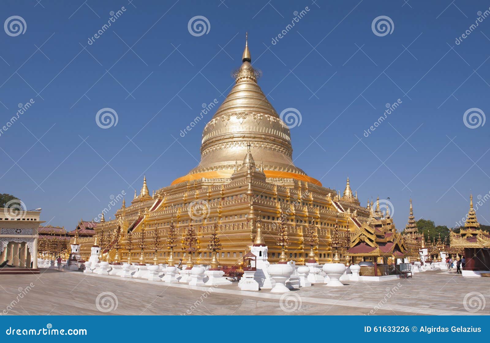 Golden Temple in Myanmar stock photo. Image of buddha - 61633226
