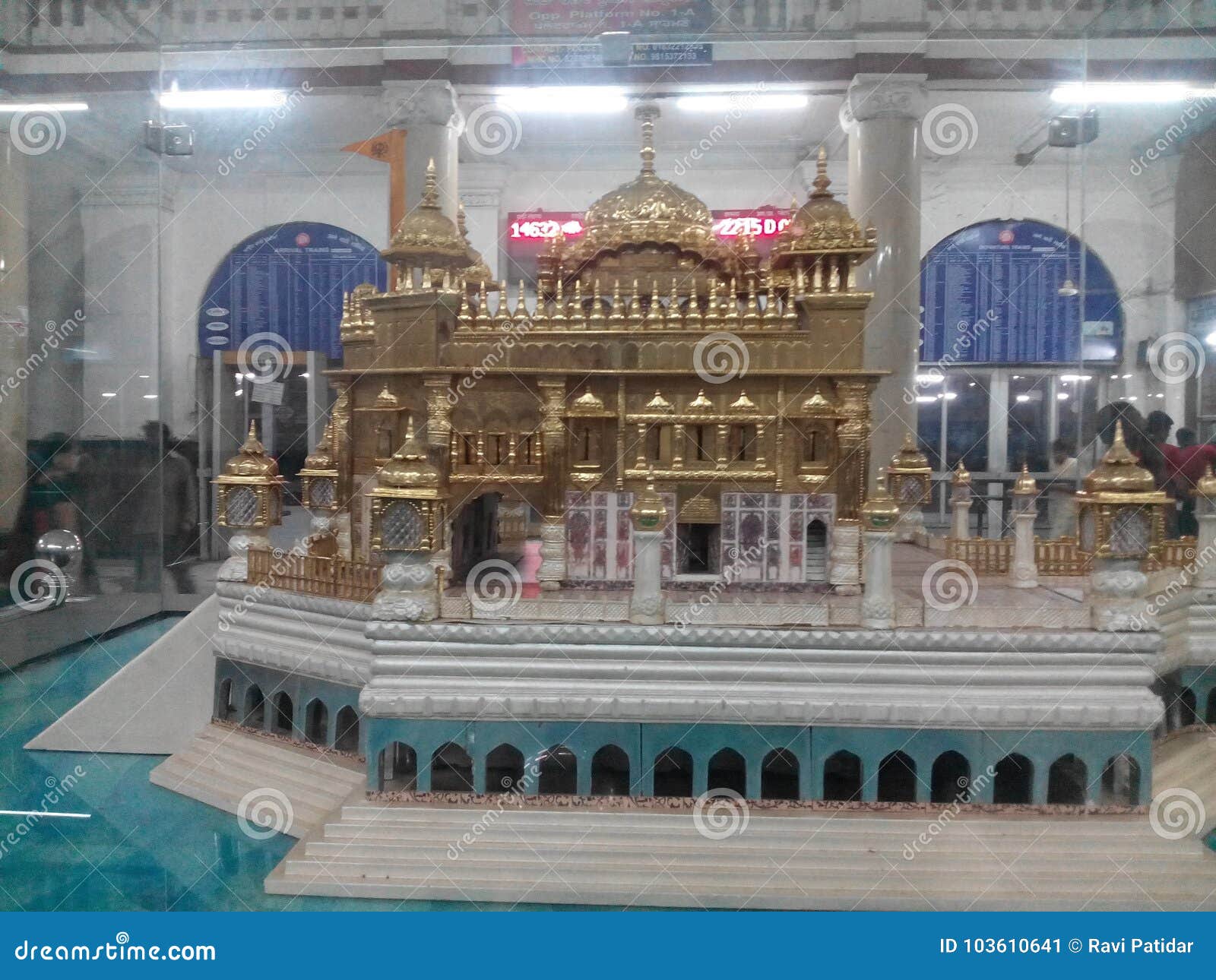 A golden temple structure stock image. Image of golden - 103610641