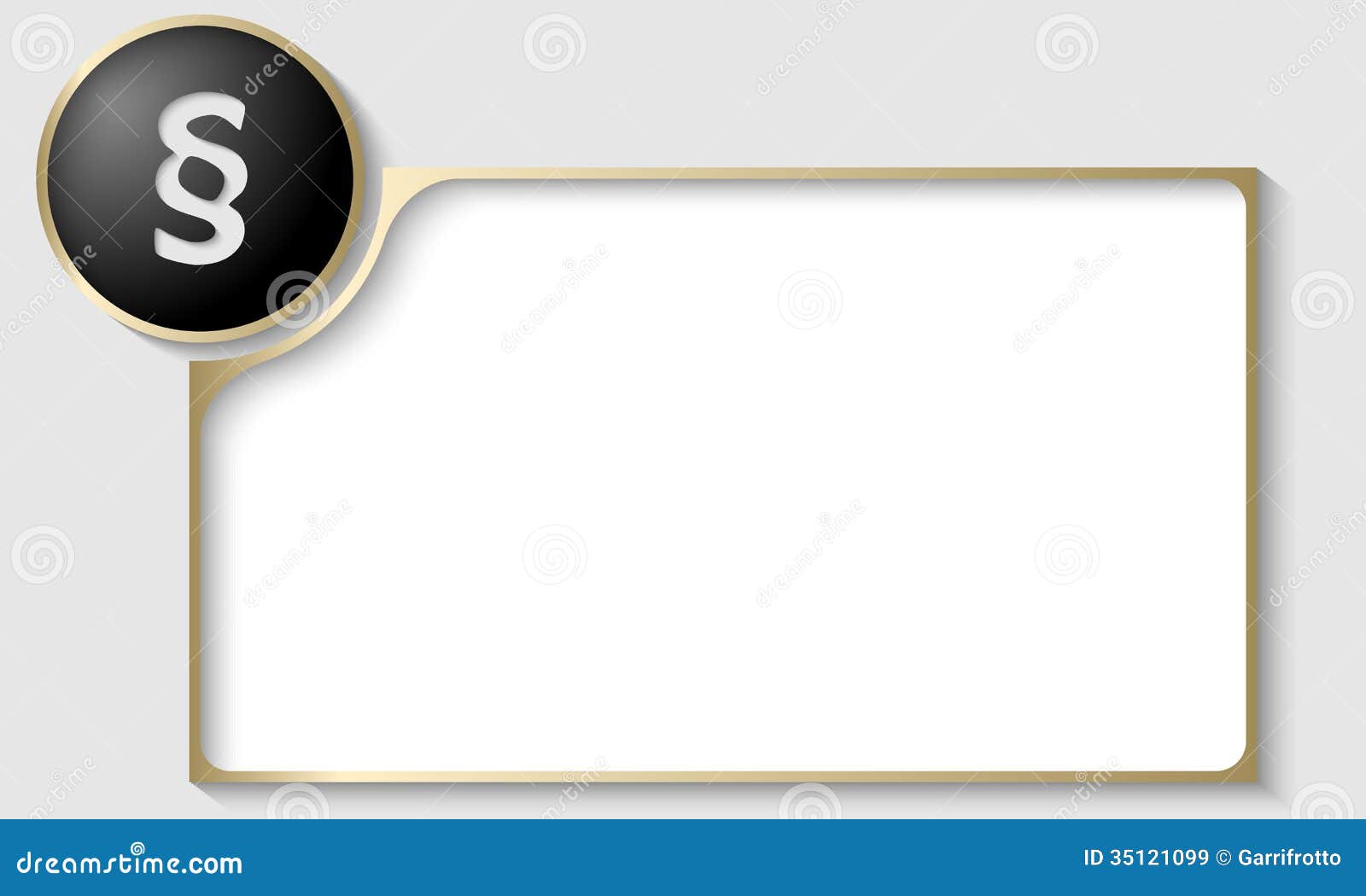 Golden text frame stock vector. Illustration of page - 35121099