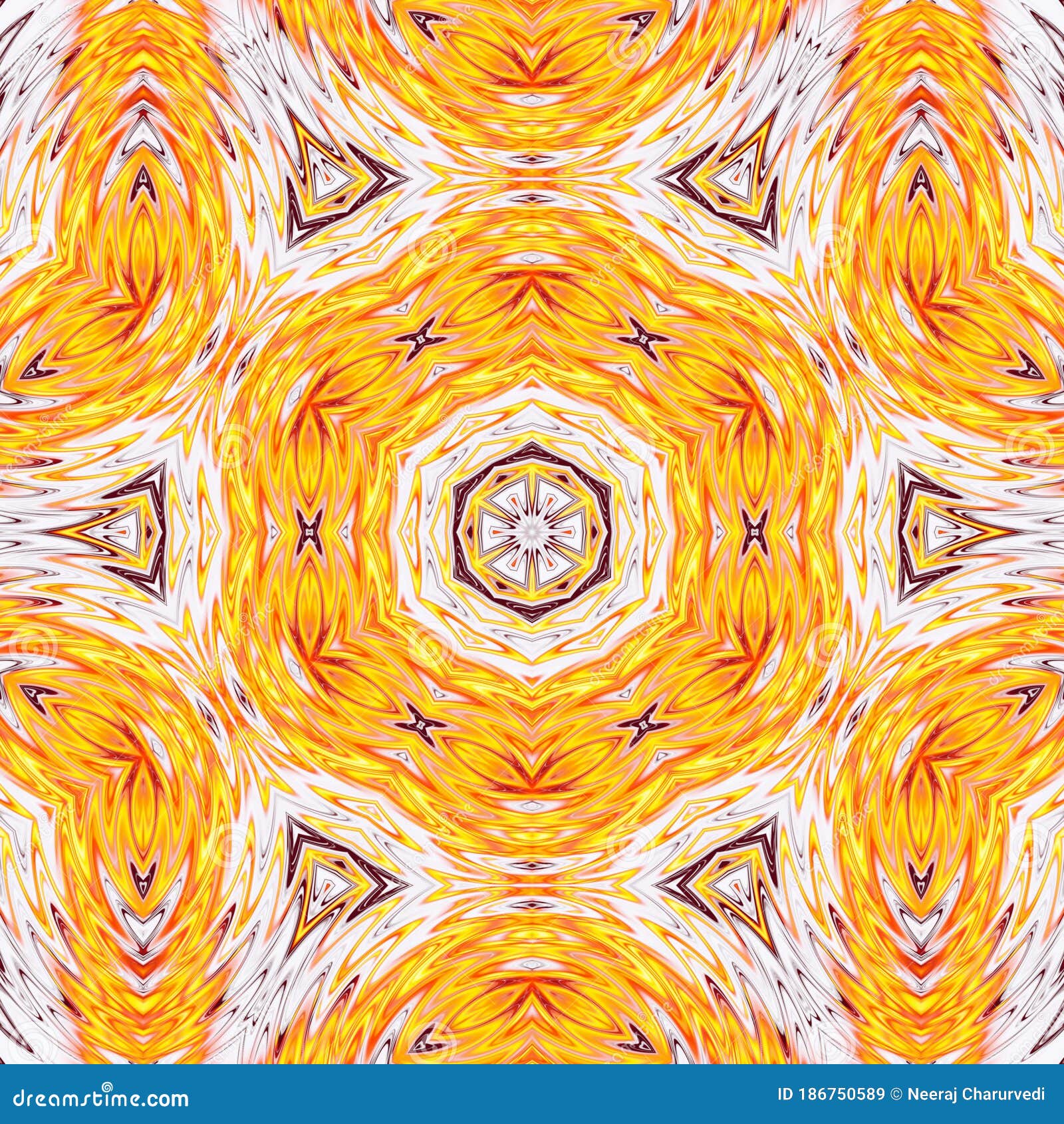 Golden Texture Art with Multicolored Wave Pattern for Wall Decoration ...