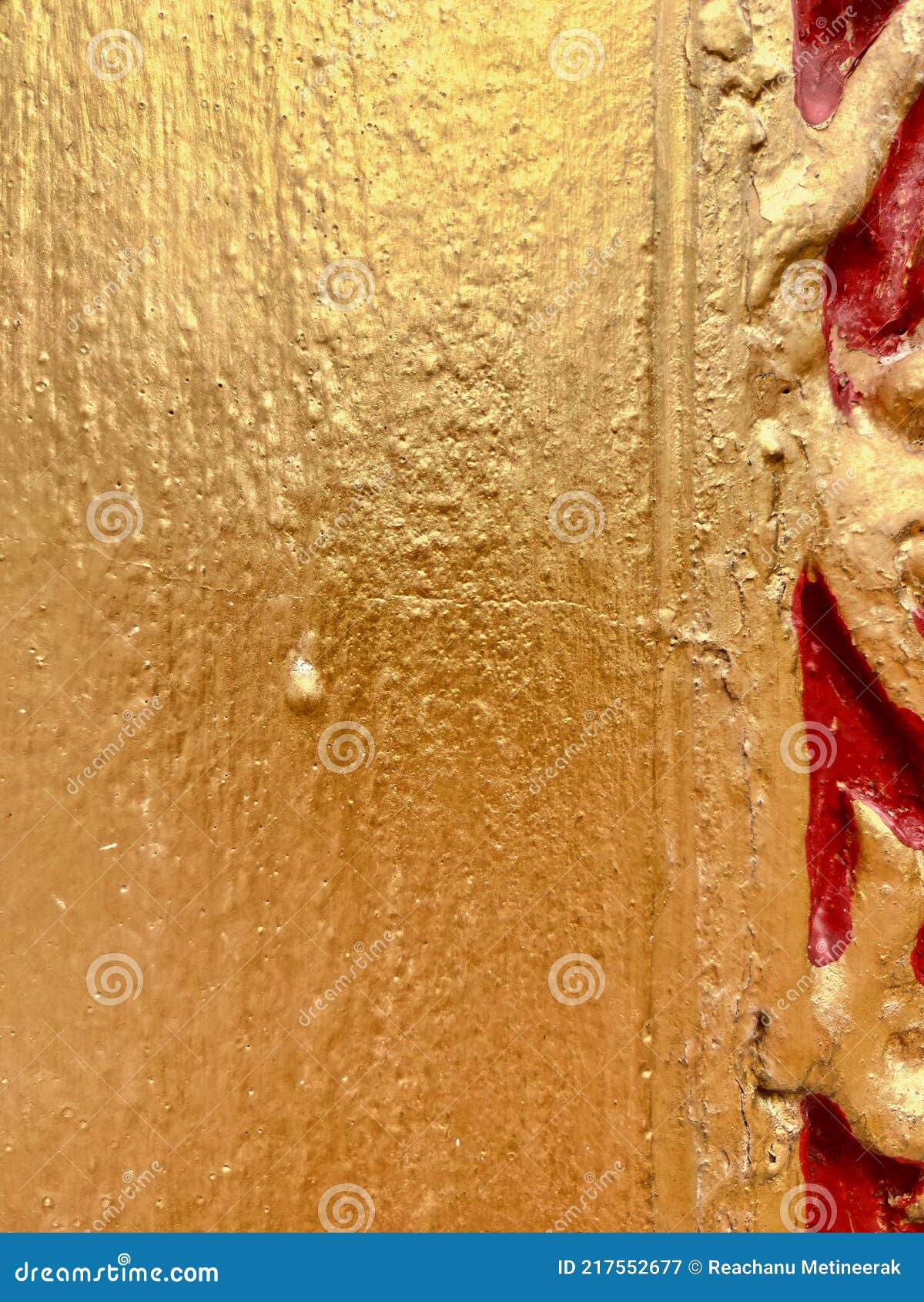Golden Texture Background from Temple Stock Image - Image of wall ...