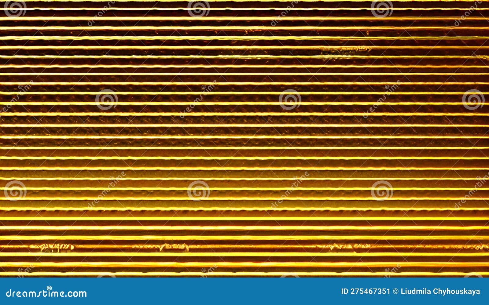 Golden Texture with Horizontal Lines. Yellow Background with Horizontal ...