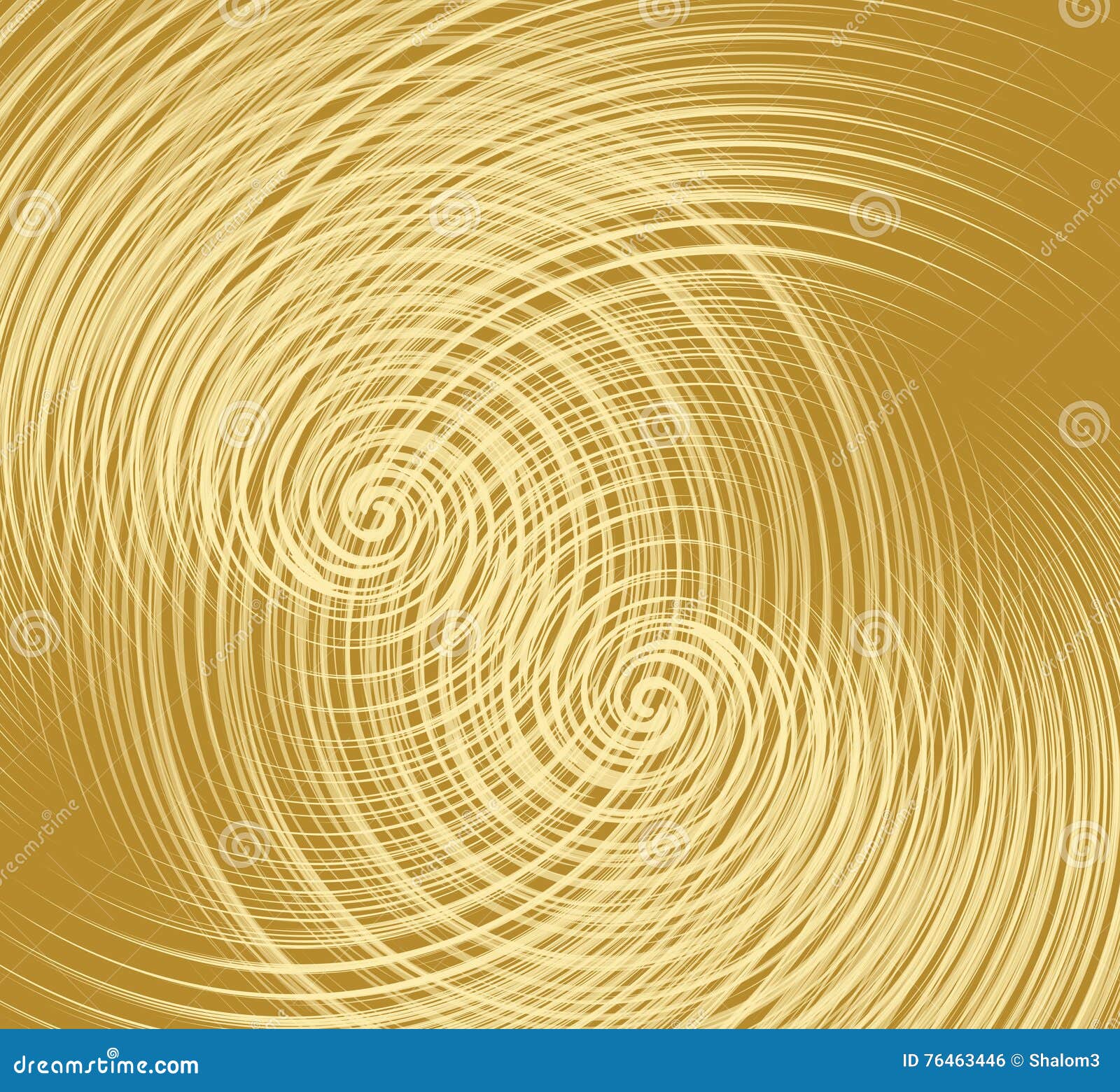 Golden Texture with Overlapping Fine Spiral Shapes, Decorative Metallic ...