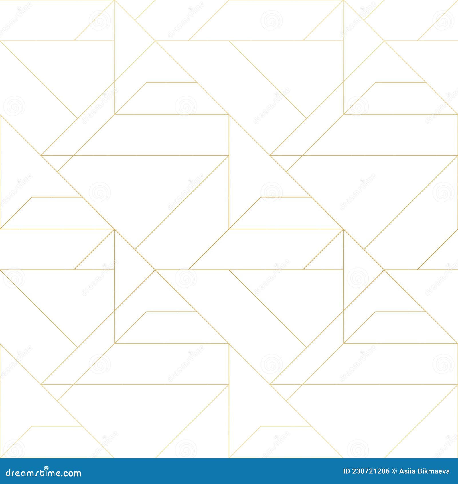 Golden Texture. Seamless Geometric Pattern. Golden Background. Vector Seamless Pattern Stock ...