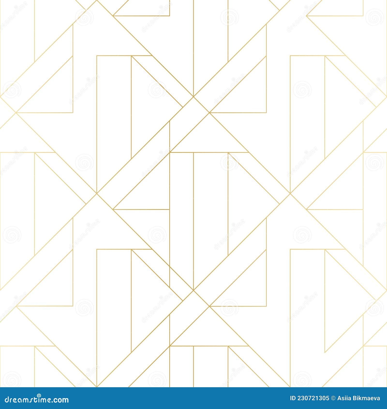 Golden Texture. Seamless Geometric Pattern. Golden Background. Vector Seamless Pattern Stock ...