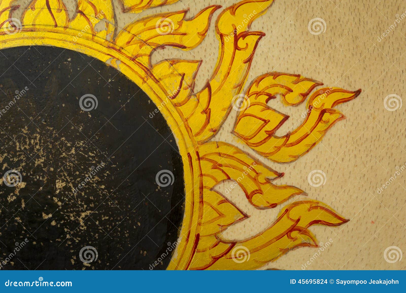 Golden Thai Decorative Pattern Stock Photo | CartoonDealer.com #31579872
