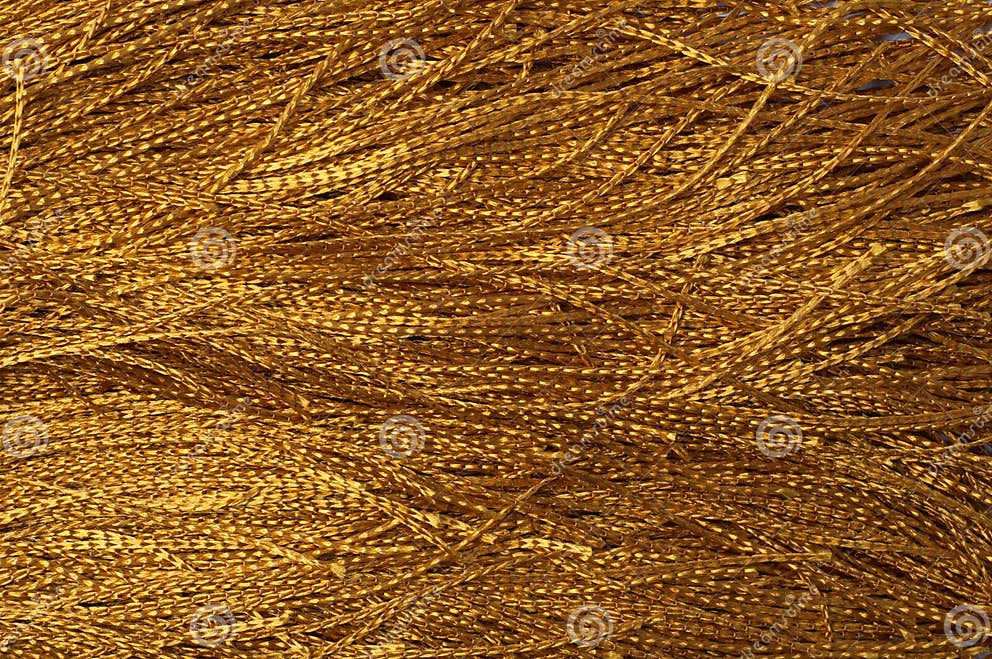 Golden thread texture stock photo. Image of manufacture - 85649682