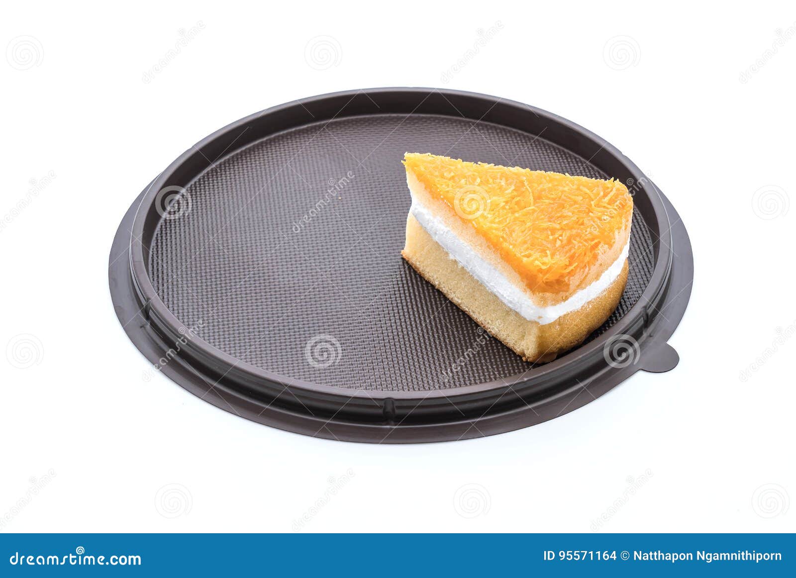 Golden threads cake stock photo. Image of delicious, threads - 95571164