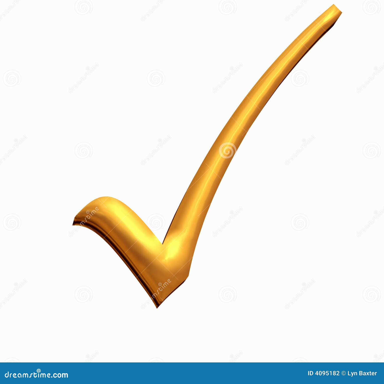 Golden tick stock illustration. Illustration of test, academic - 4095182