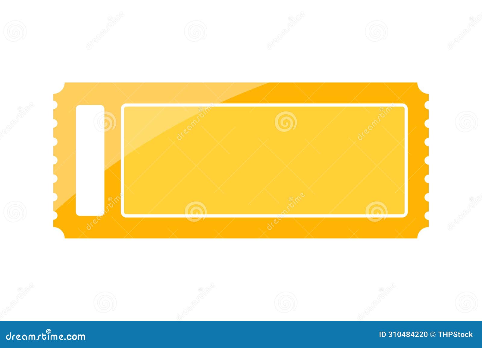 Golden Ticket Vector stock vector. Illustration of vector - 310484220