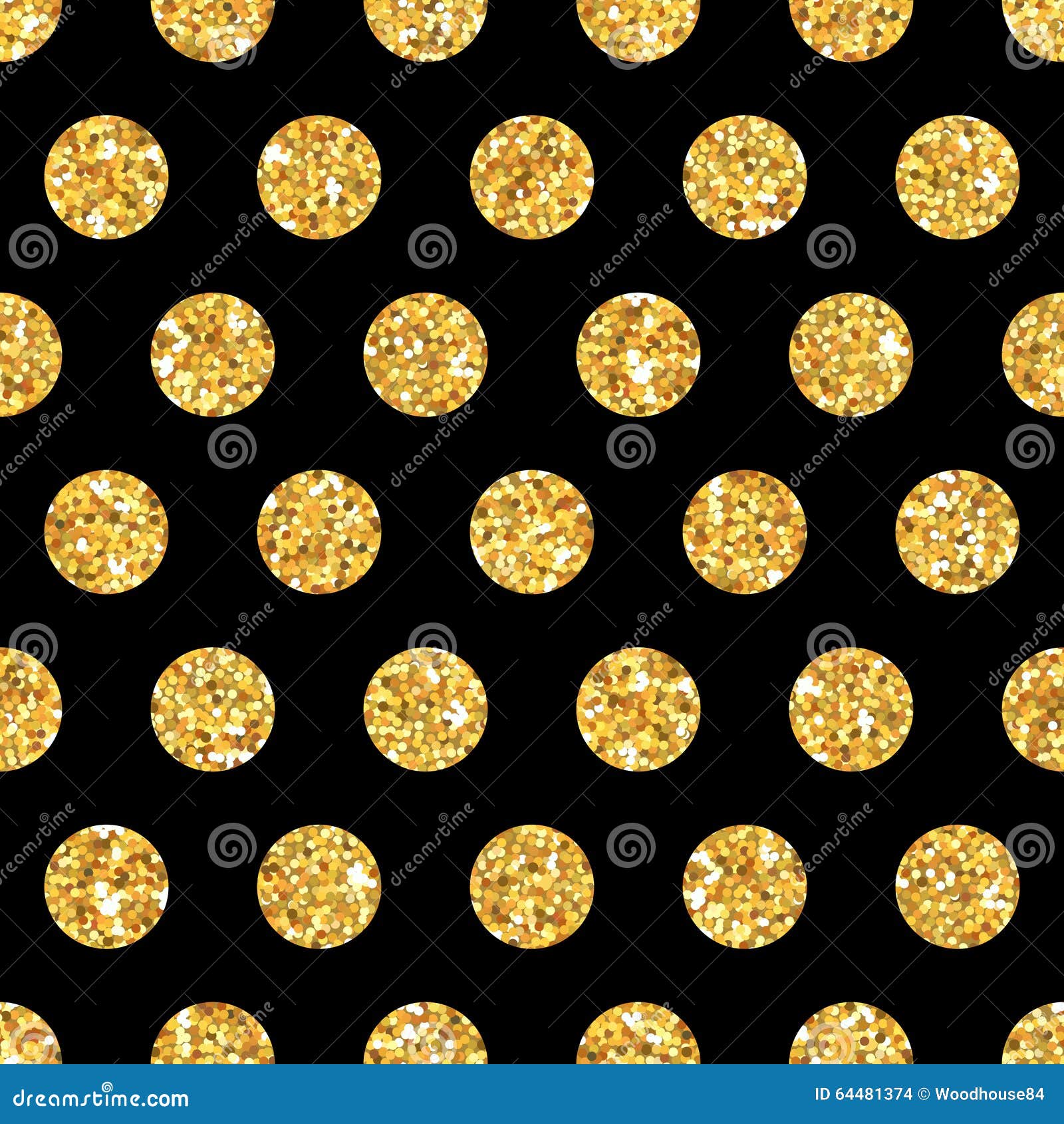 Golden Tile Glitter Background Stock Vector - Illustration of seamless ...