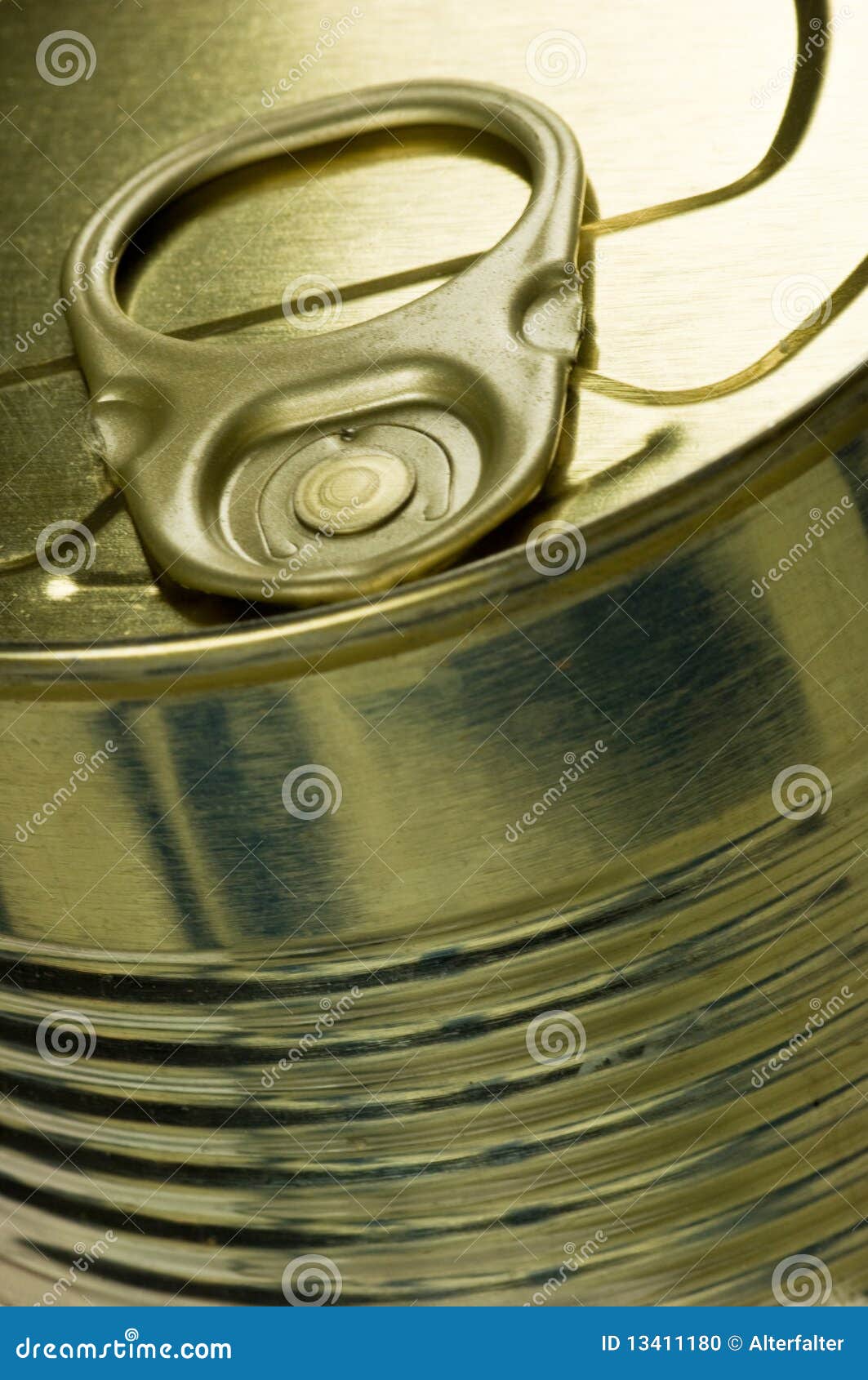 Golden tin stock photo. Image of tinned, open, packing - 13411180