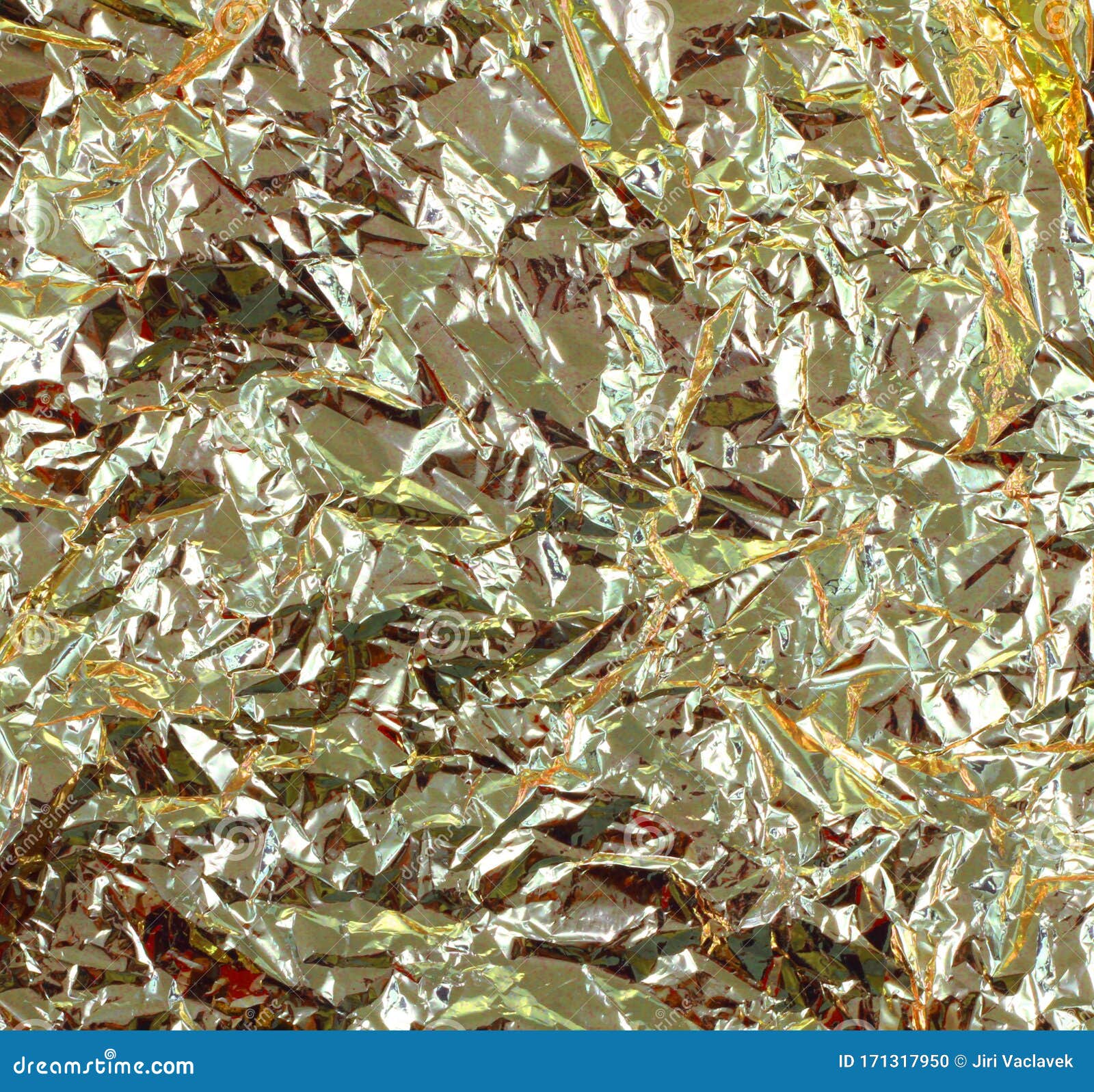 Golden Tinfoil Texture Stock Photography | CartoonDealer.com #171320684