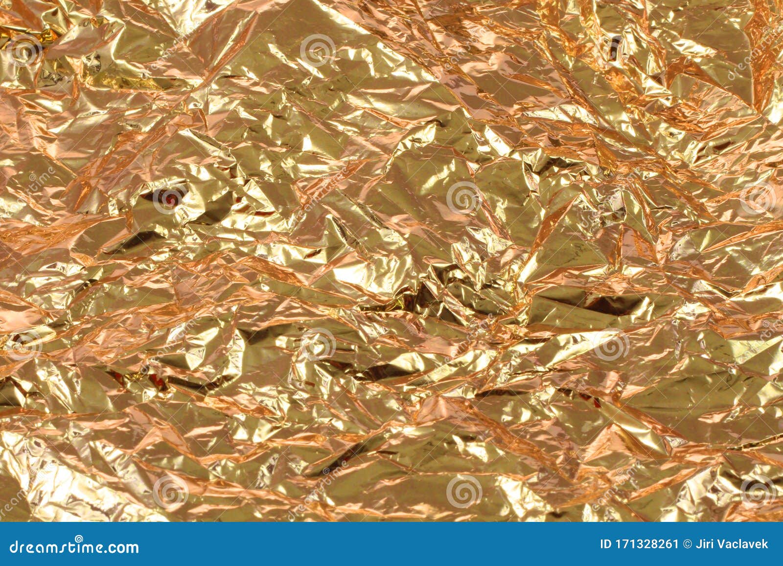 Golden Tinfoil Texture Stock Photography | CartoonDealer.com #171320684