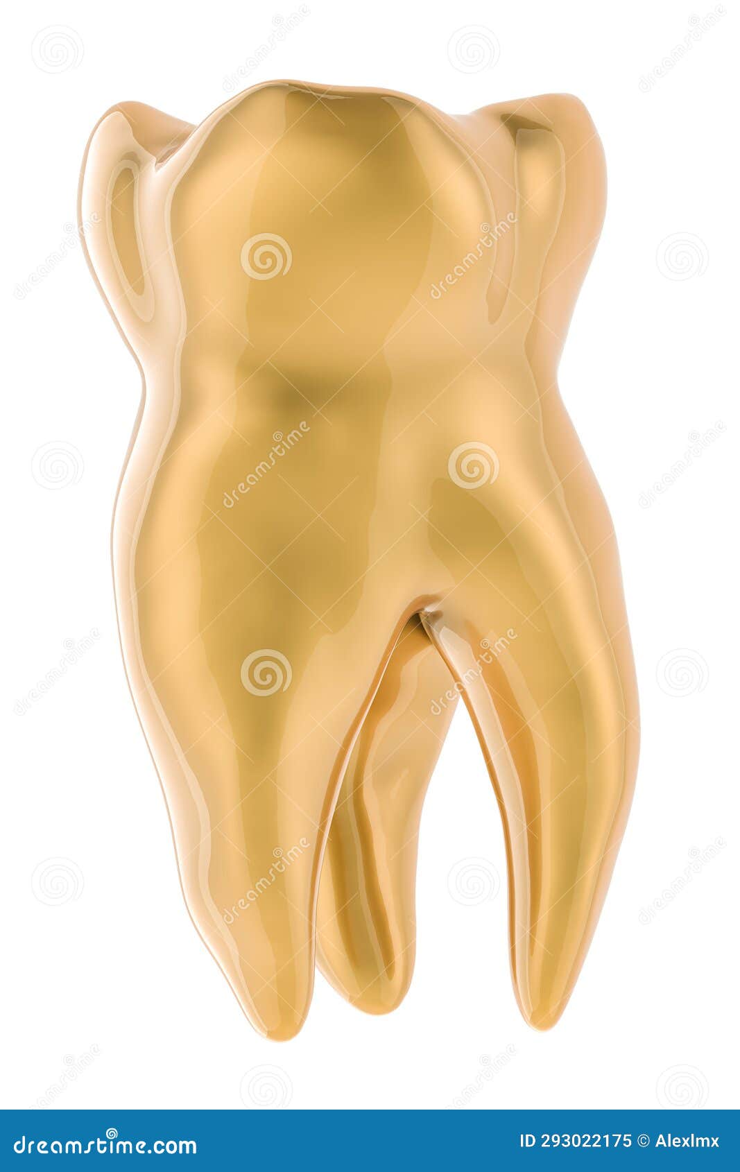 Golden Tooth With Balloon Stock Photography | CartoonDealer.com #50836796
