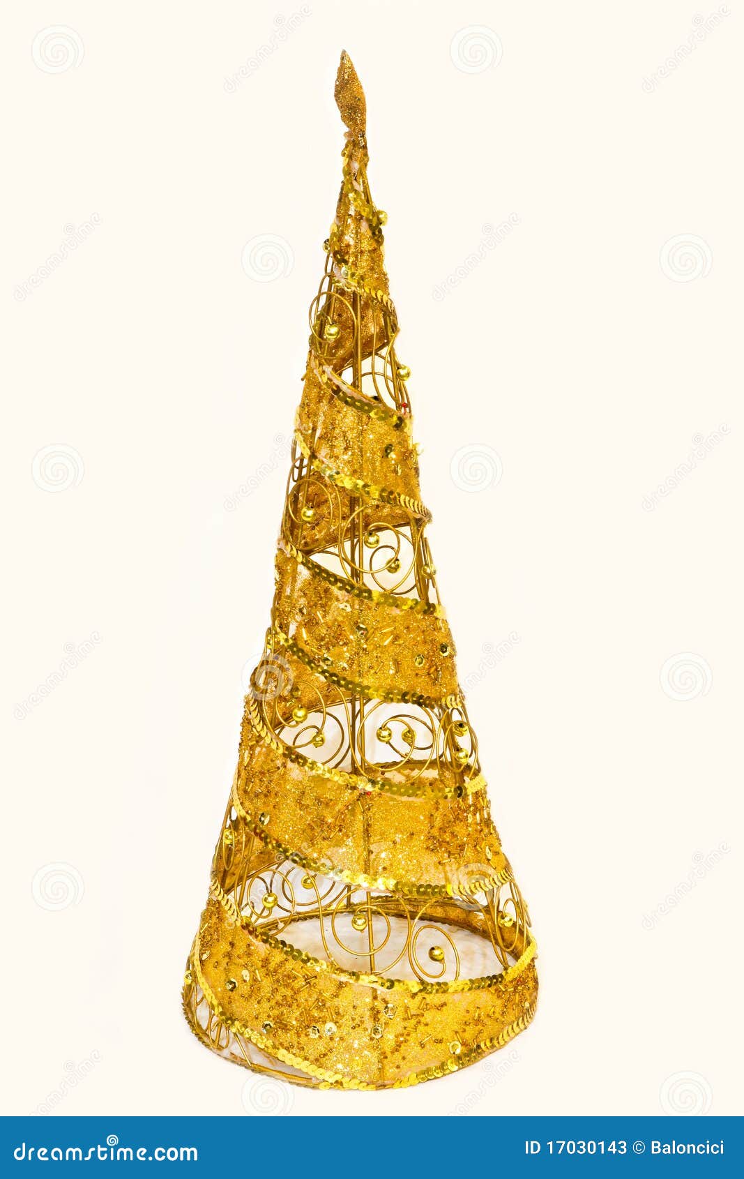 Golden top stock image. Image of spiral, gold, golden - 17030143