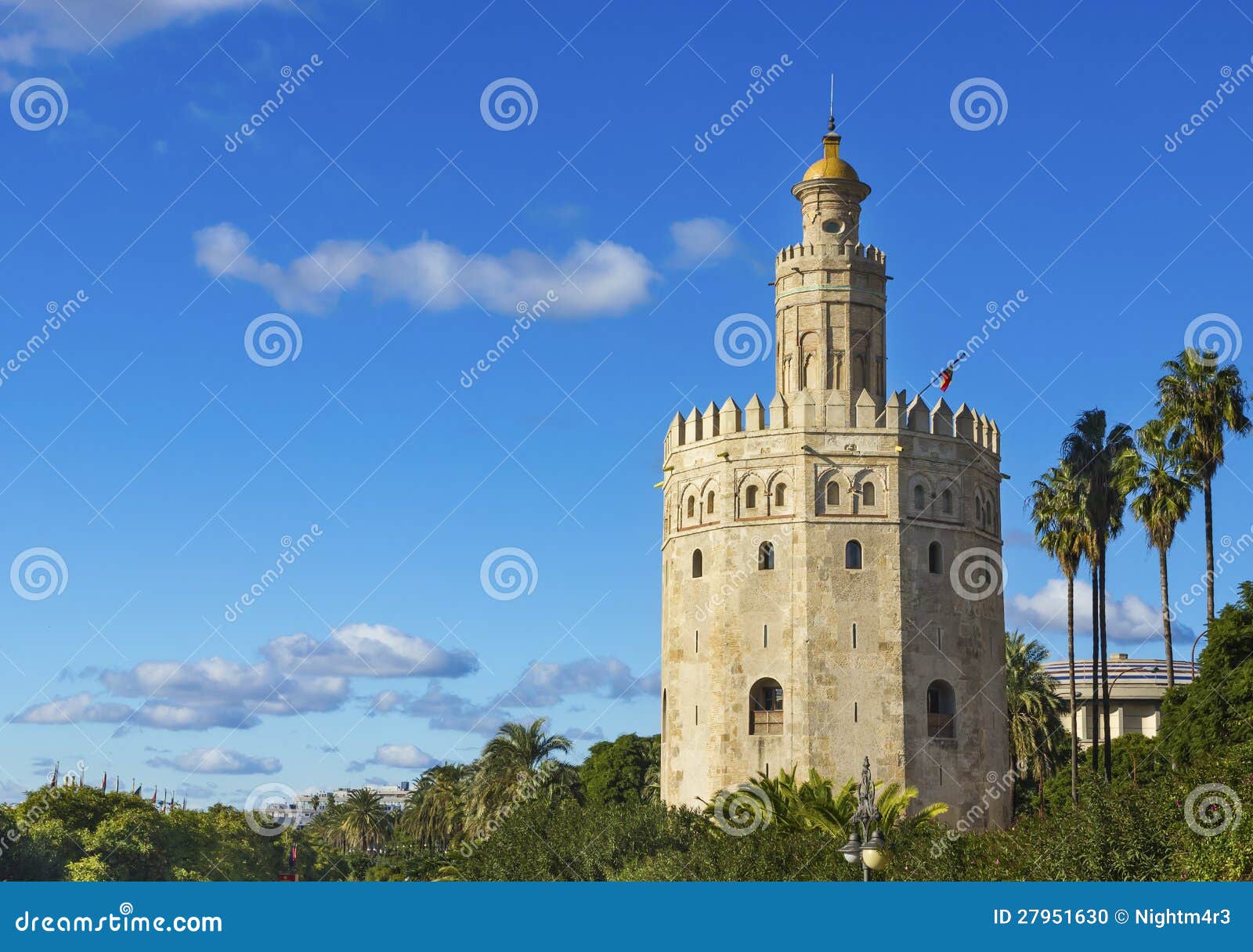 Golden Tower stock photo. Image of building, structure - 27951630