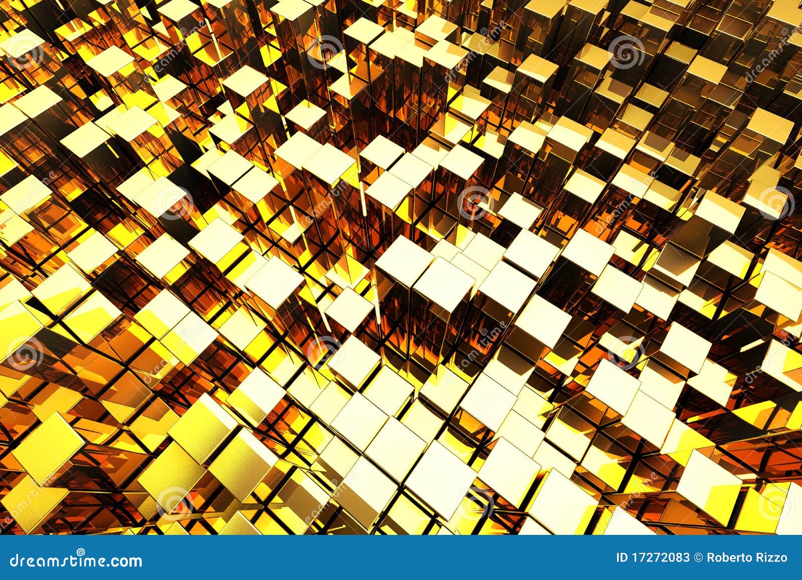 Golden Towers stock illustration. Illustration of block - 17272083