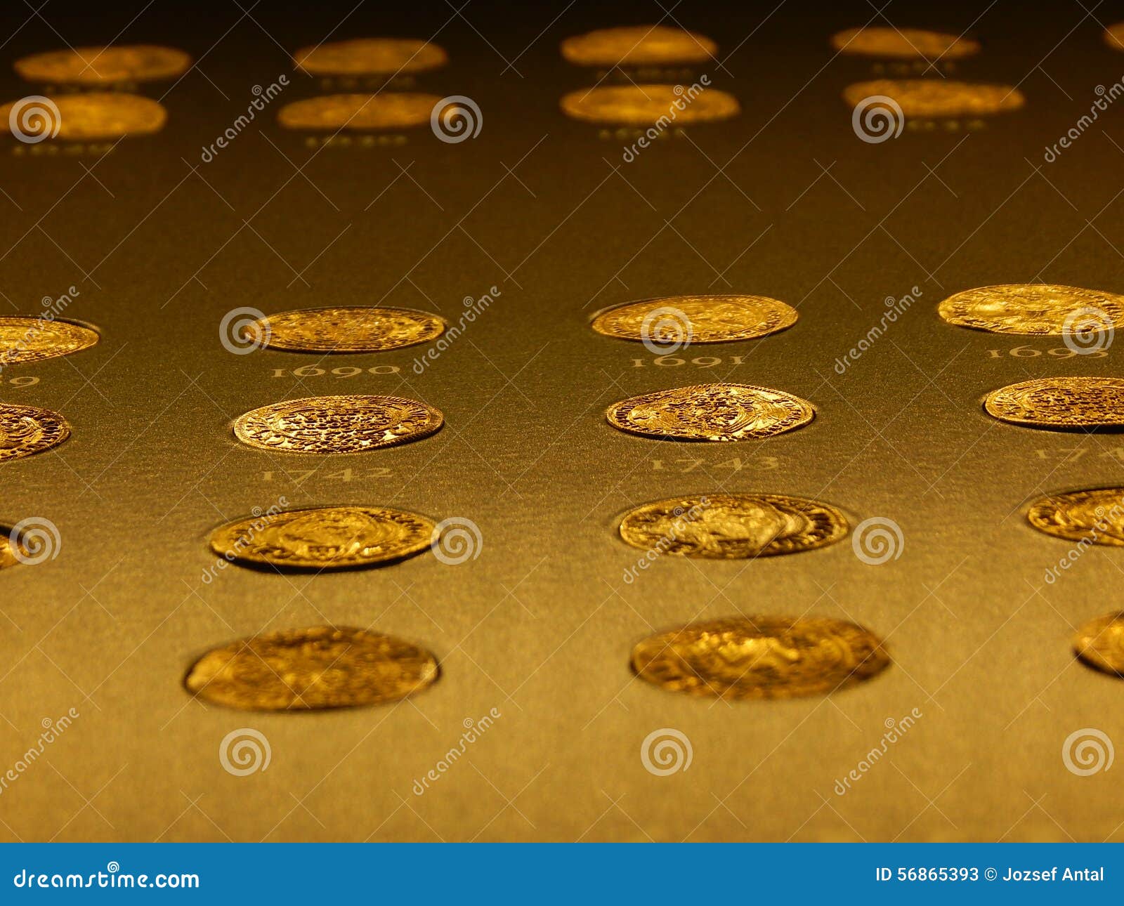Golden treasure stock image. Image of yellow, collection - 56865393