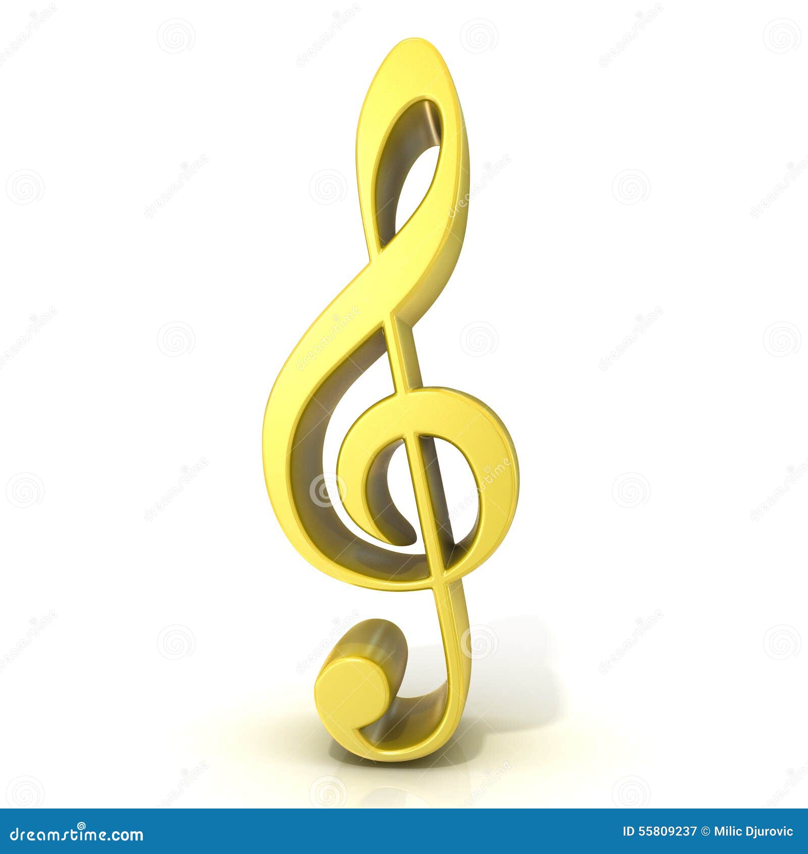 Golden treble clef stock illustration. Illustration of bass - 55809237