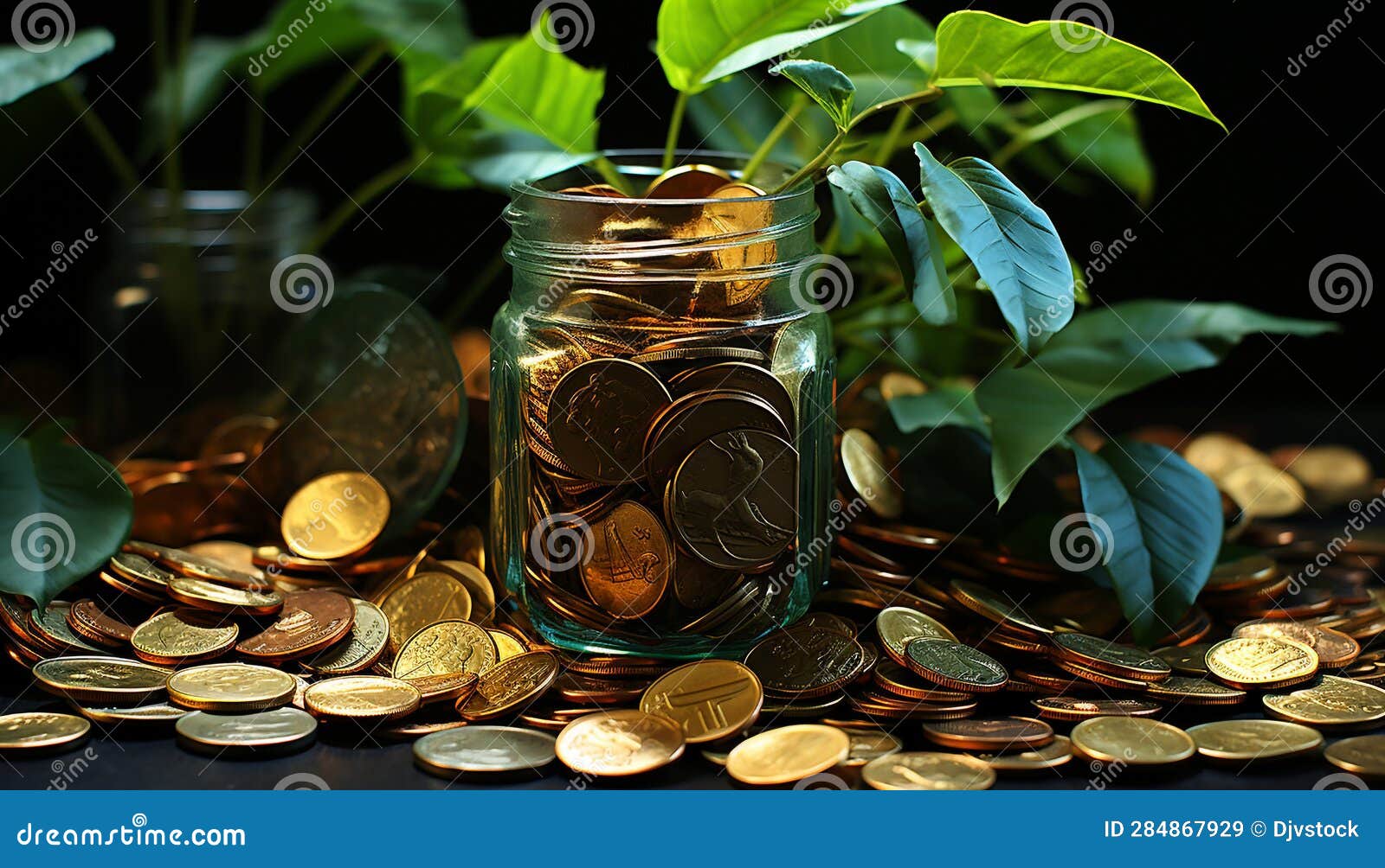 A Golden Tree Grows Wealth, Success, and Abundance in Nature Generated ...