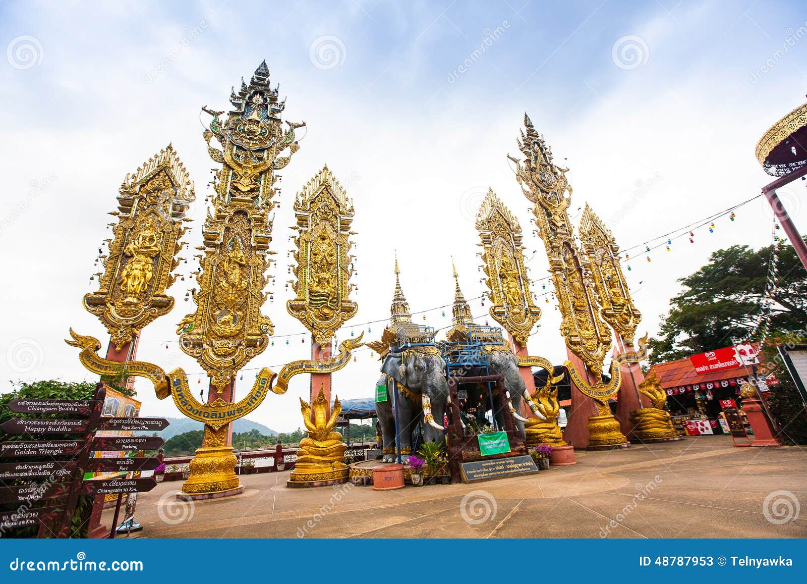 Golden Triangle - the Border of Thailand, Burma and Laos Foto de ...
