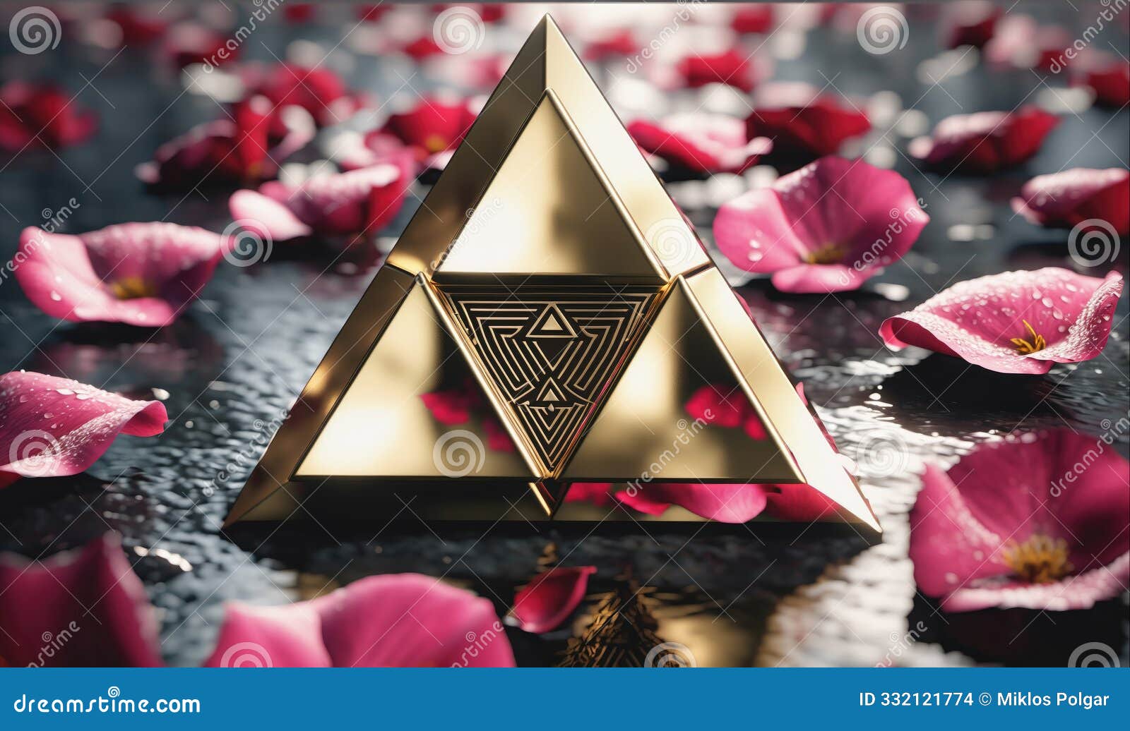 Triangular Prism Dispersing Sun Beam Splitting Into A Spectrum On White ...