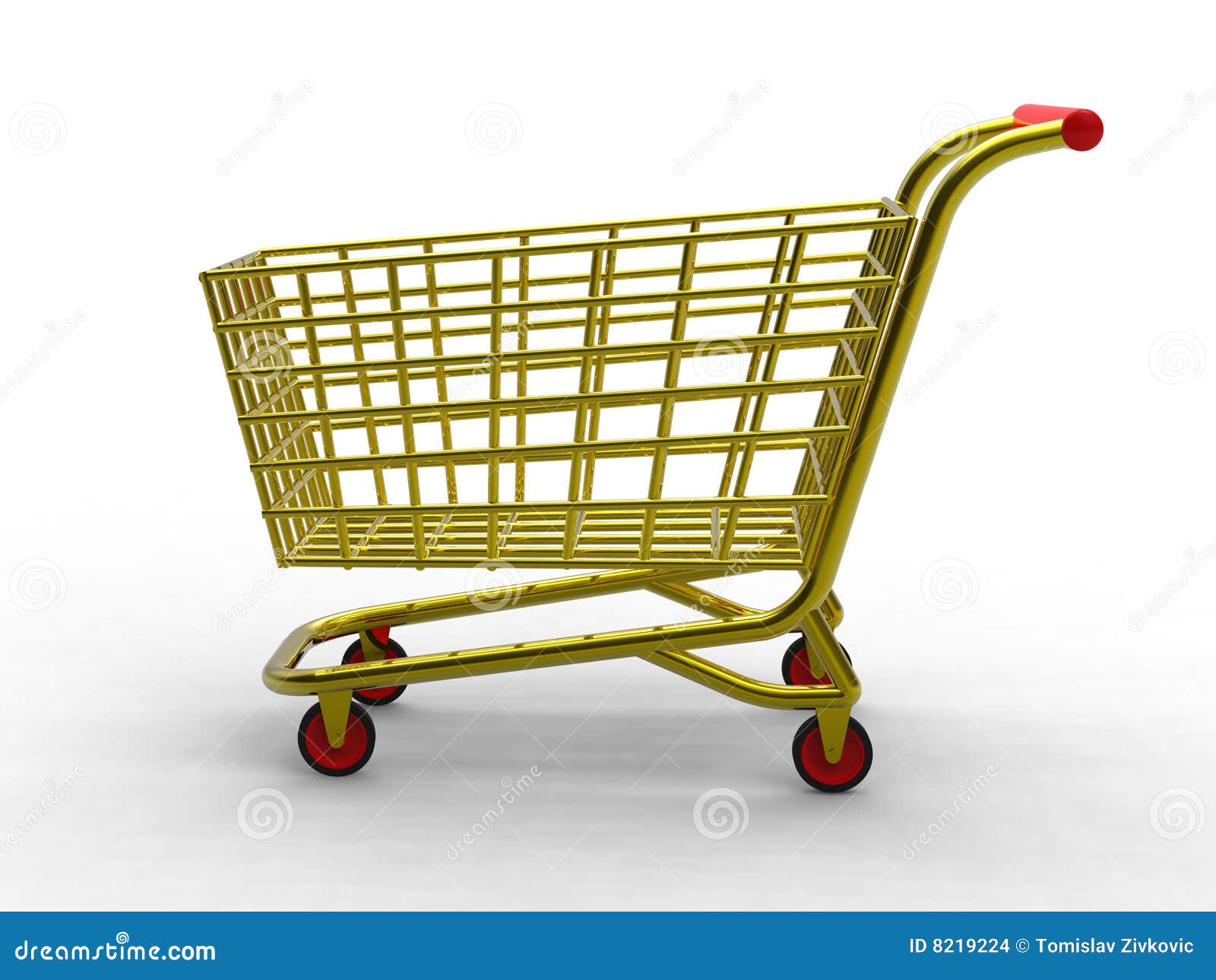 Golden Trolley Stock Photo | CartoonDealer.com #8219224