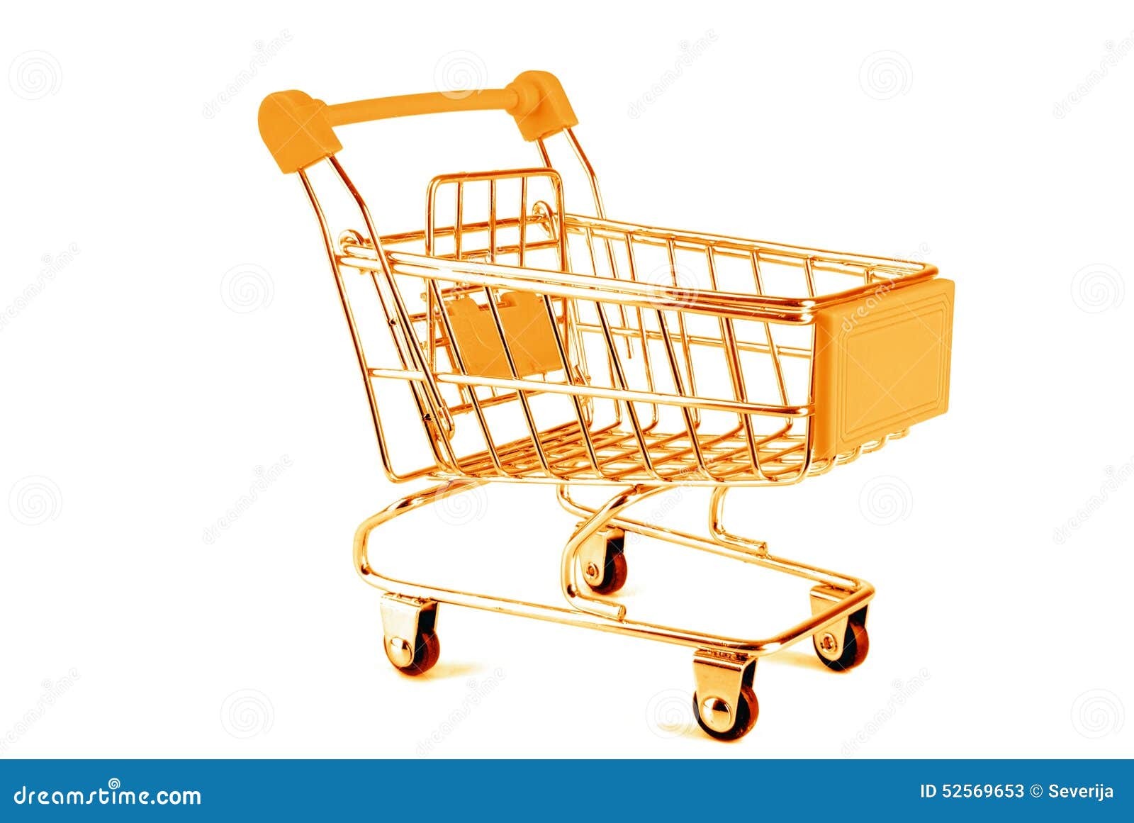 Golden trolley stock image. Image of container, icon - 52569653