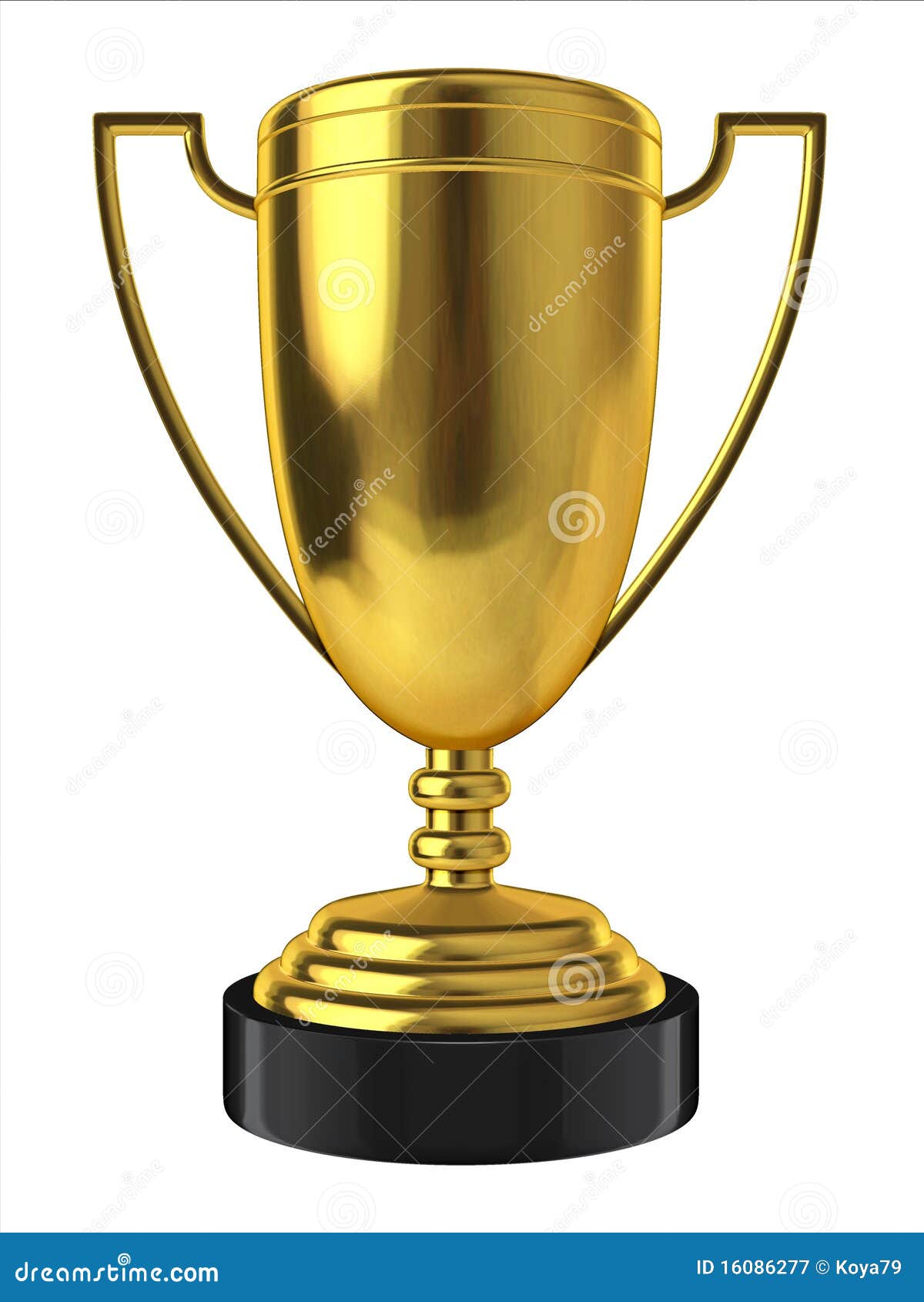 Golden trophy stock illustration. Illustration of style - 16086277