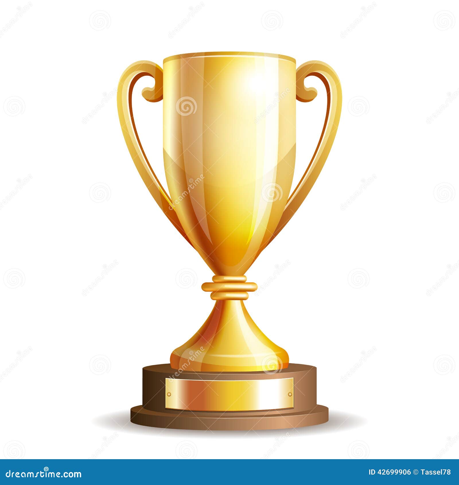 Golden trophy cup stock vector. Illustration of luxury - 42699906 Golden trophy cup stock vector. Illustration of luxury - 42699906